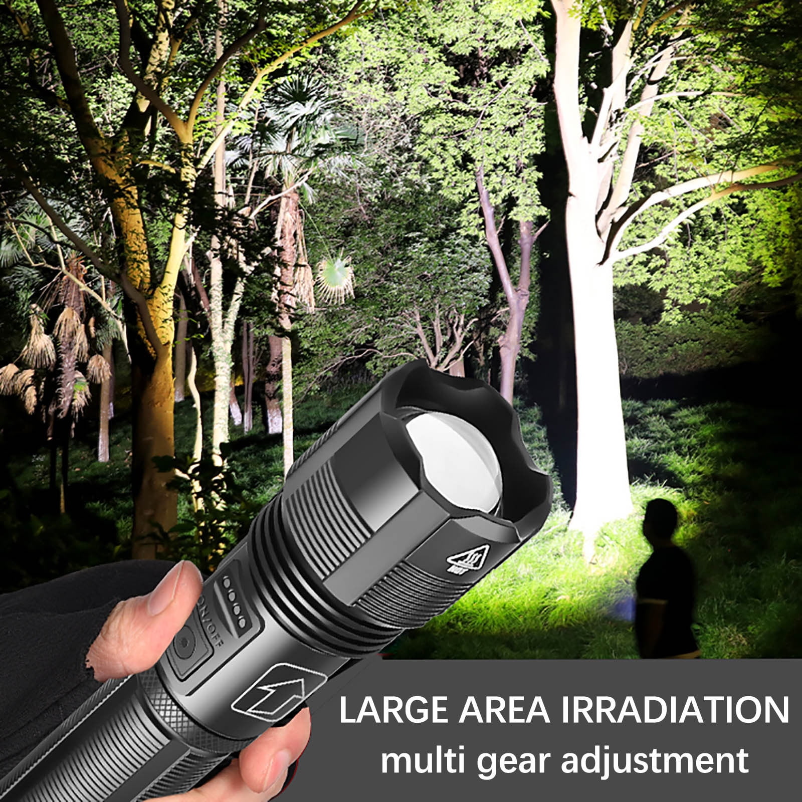 Today Only Deal, XHP50 Flashlight, Power Display, USB Charge, Strong ...