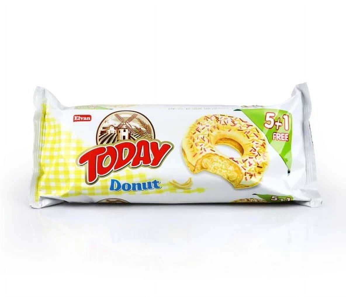 Today Donut Banana Cake Multipack Package 35 Grams 6 Pieces (1 Pack ...