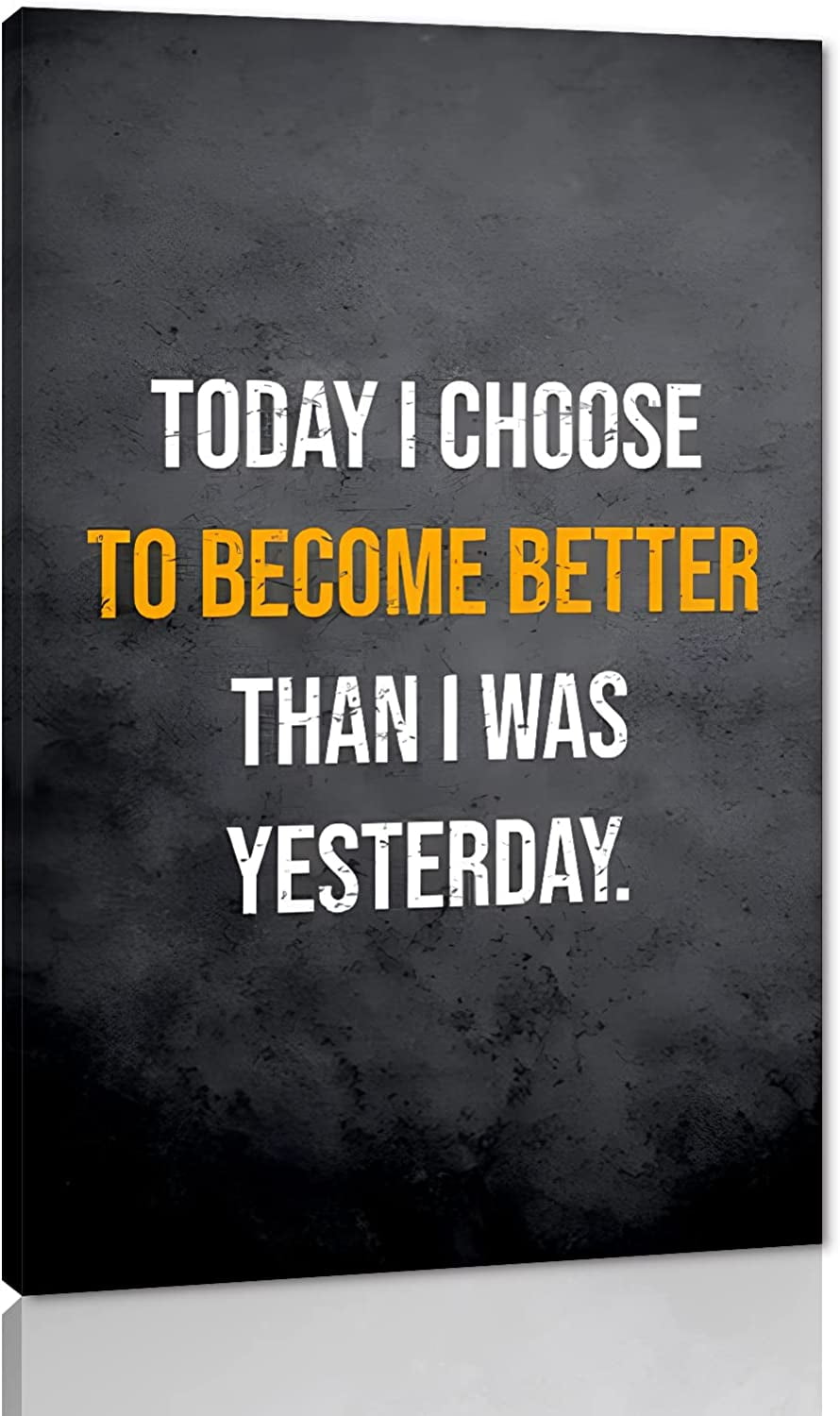 Today I Choose to Become Better Than I Was Motivational Poster ...