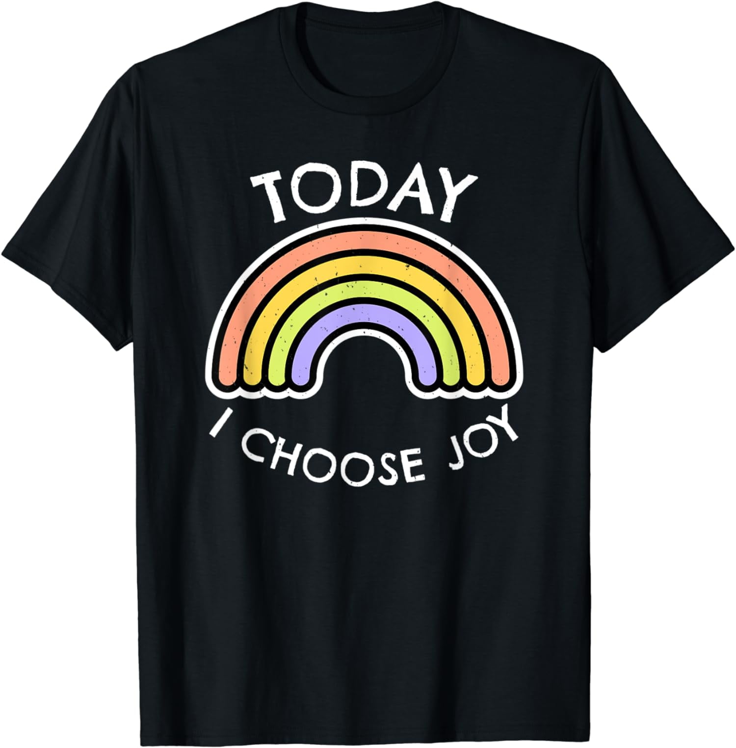 Today I Choose Joy Inspirational Motivational LGBTQ Pride 2024 T-Shirt ...