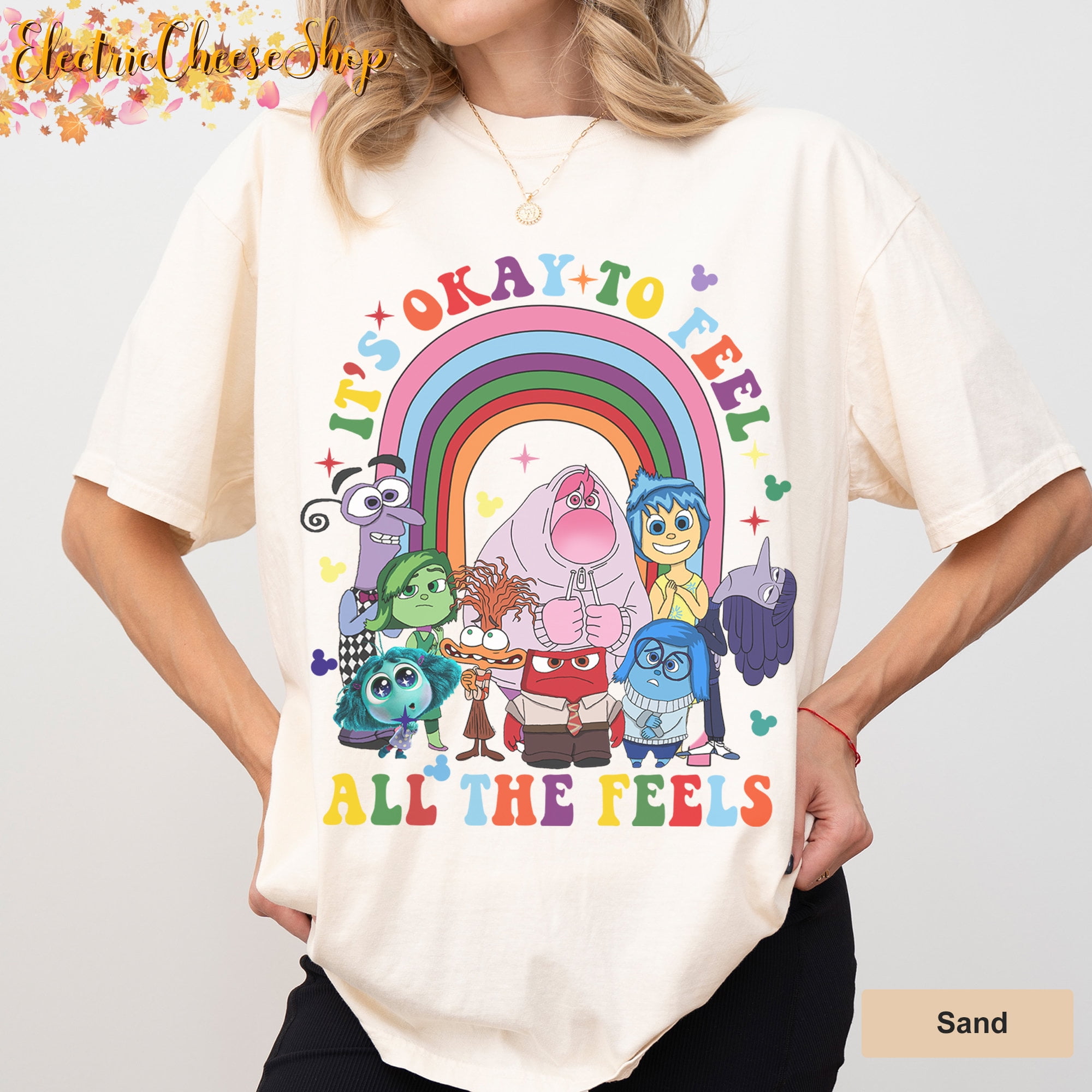 Today I Feel All The Feels Inside Out 2 Shirt, Inside Out 2 Movie 2024 ...