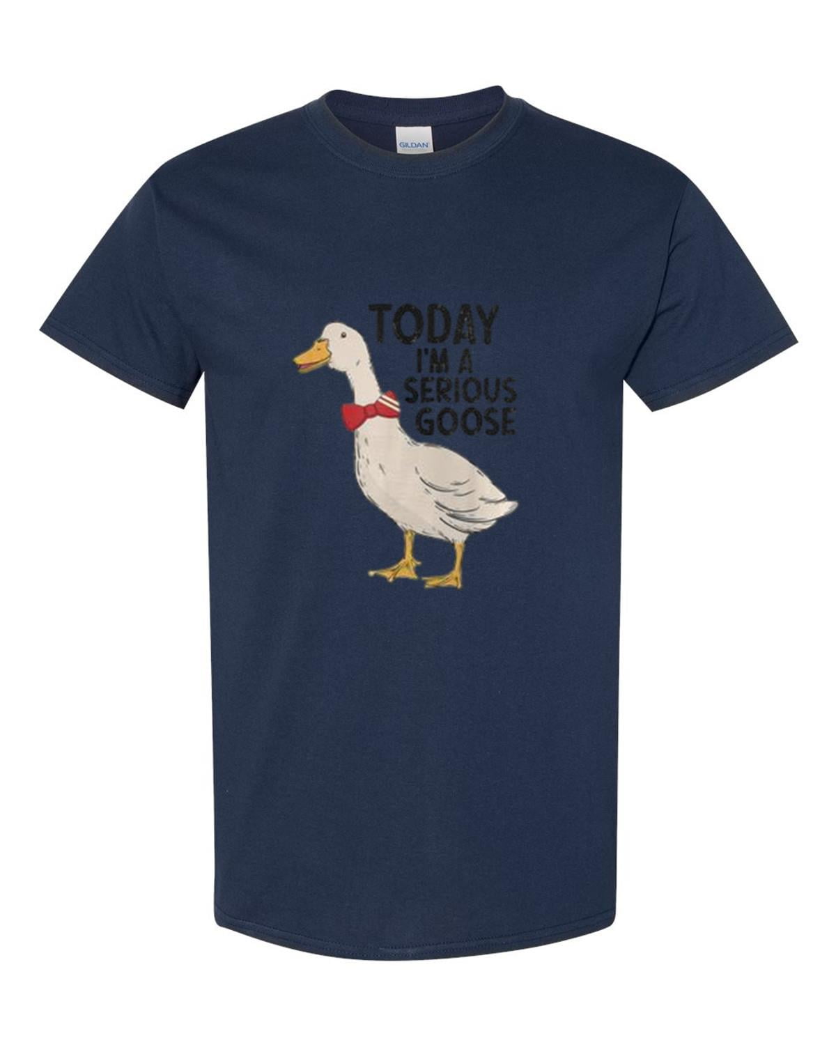 Today I'm A Serious Goose Funny Cowboy Retro T-Shirt, for men & women, up to size 5XL - Walmart.com