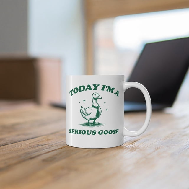 Today I'm a Serious Goose Funny Mug Meme Gift, Funny Meme, Weird, Funny ...