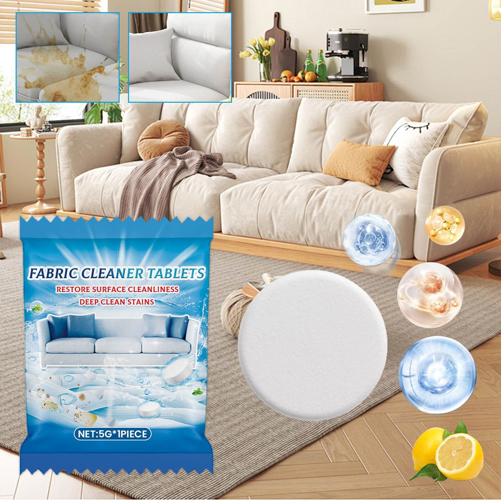 Today Lightning Deals of Fabric Sofa Cleaning Tablets - Walmart.com