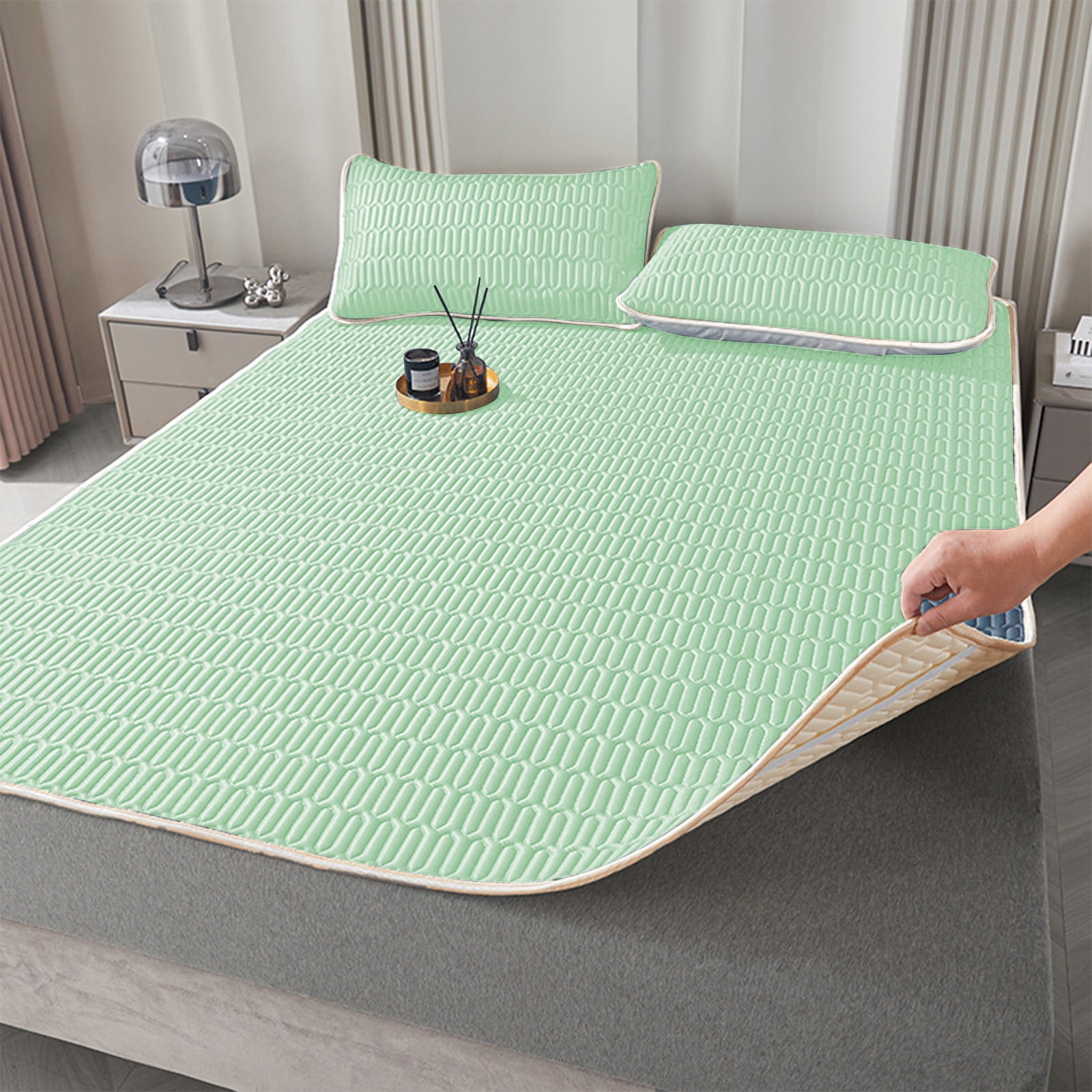 Today Lightning Limited Time Offer of Natural Emulsion Mattress Topper - Layer Of Emulsion Foam ...