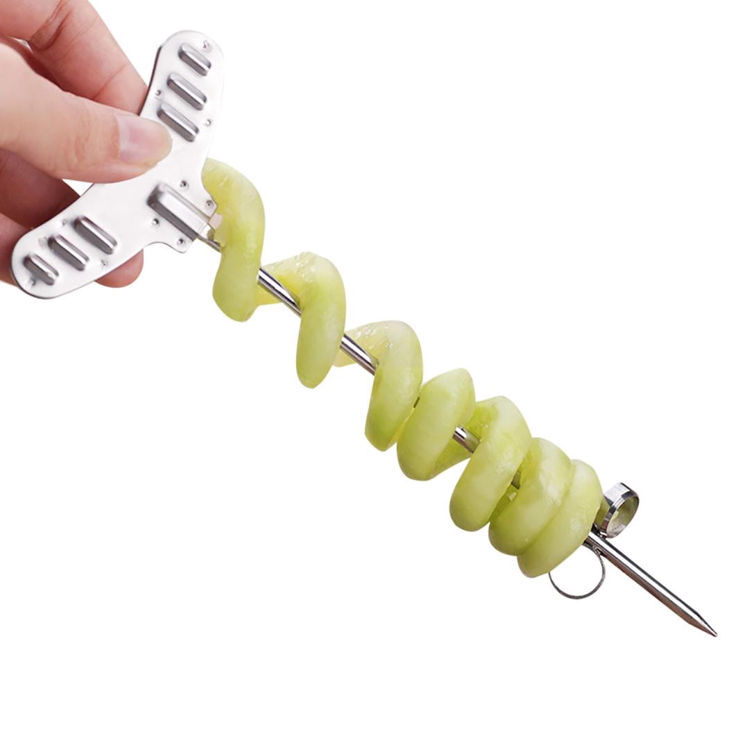 Xiepangok Stainless Steel Coiler Knife Cucumber, Silver, 1 Piece ...