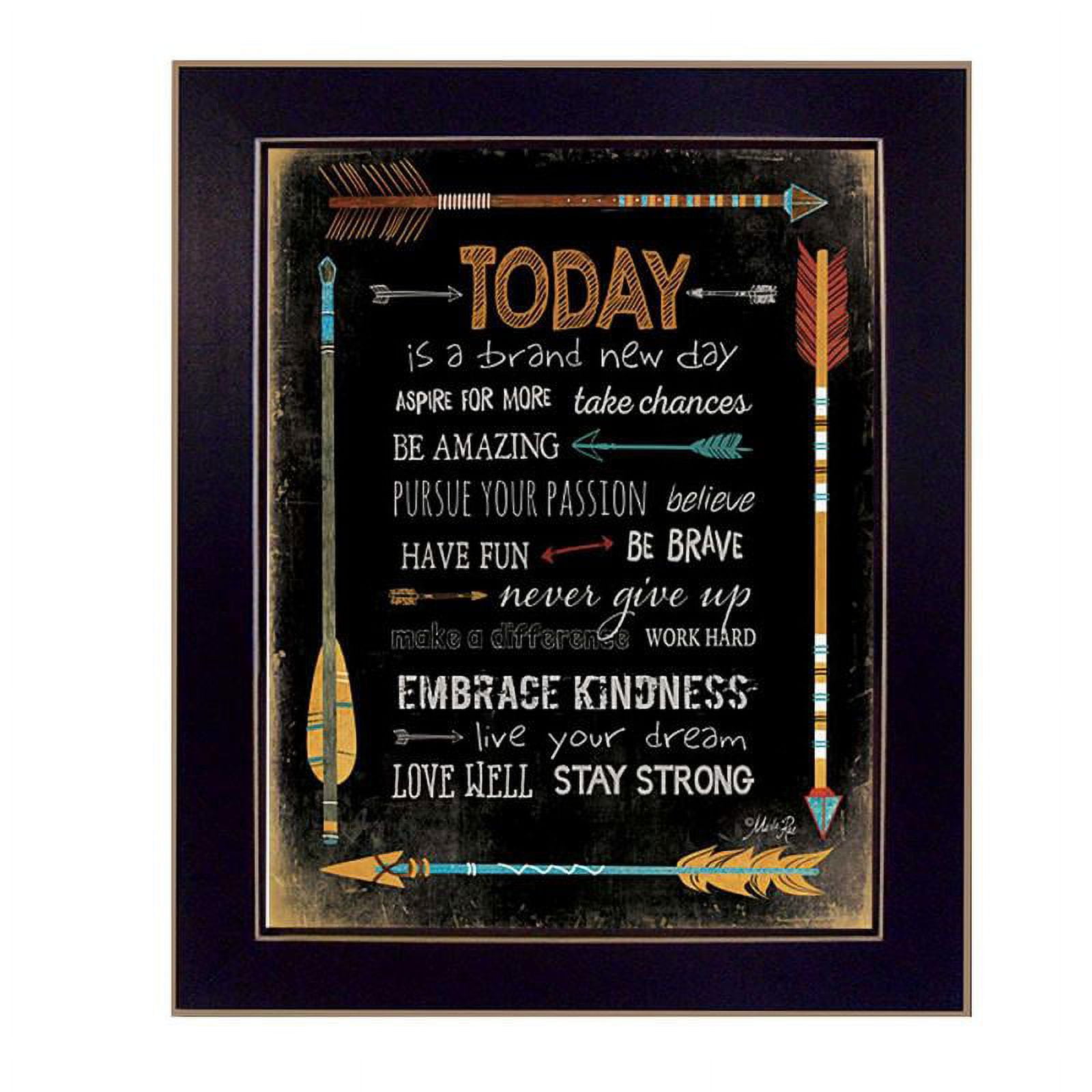 Today is a Brand New Day By Marla Rae Printed Wall Art Wood Multi-Color ...
