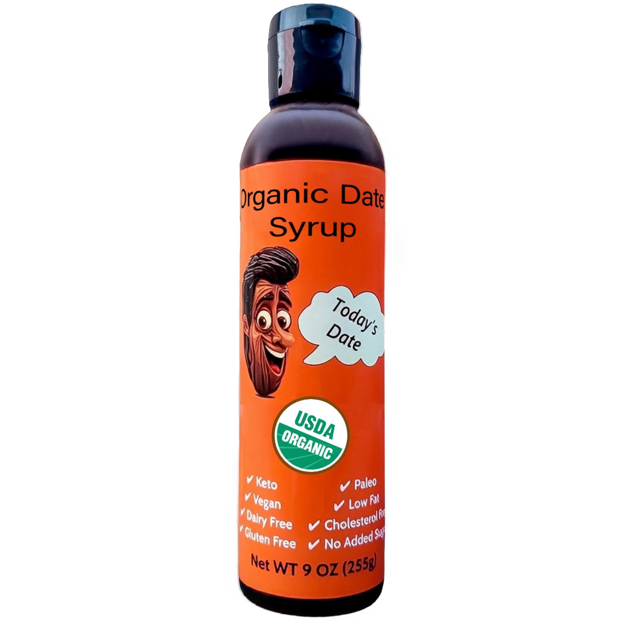 Today's Date | Organic KEF16 Date Syrup | 9 fl oz | Vegan, Gluten Free ...