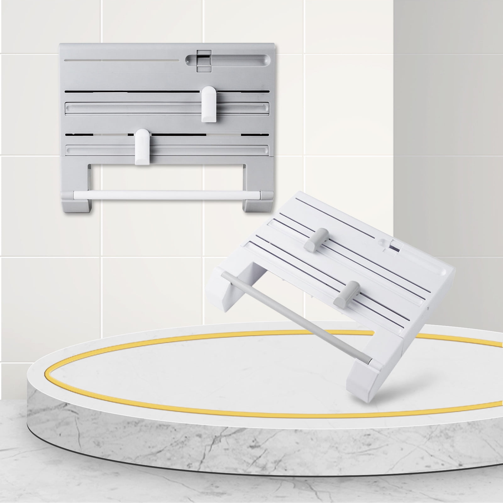Today's Deal,6-in-1 Kitchen Storage Rack,Multifunctional Foil Cutter ...