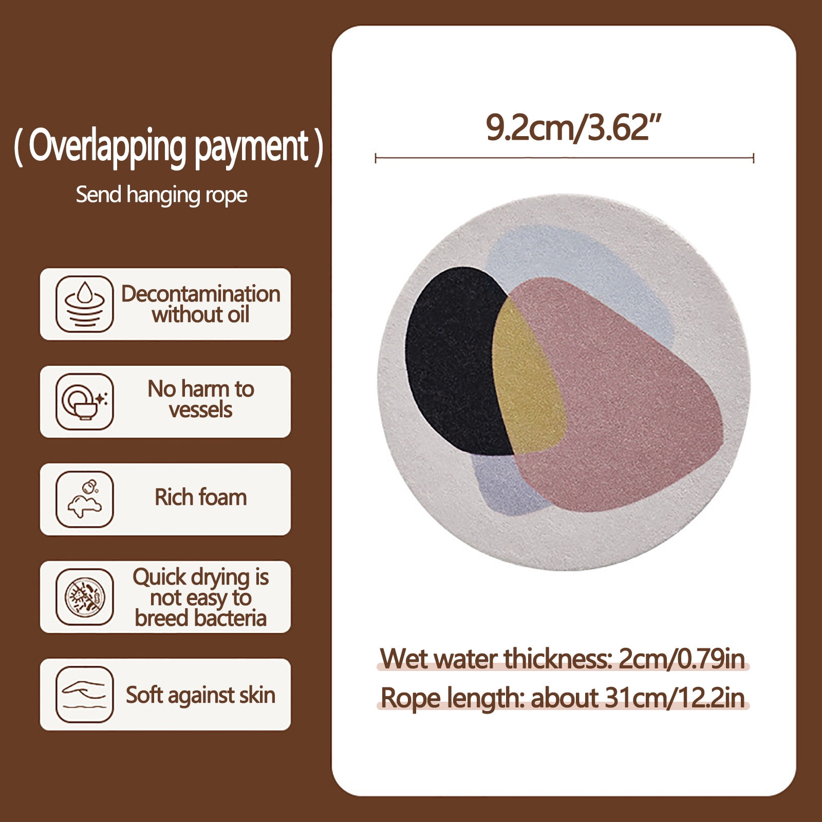 Today's Deals 1-Count Kitchen Sponges- Compressed Cellulose Sponges Non ...