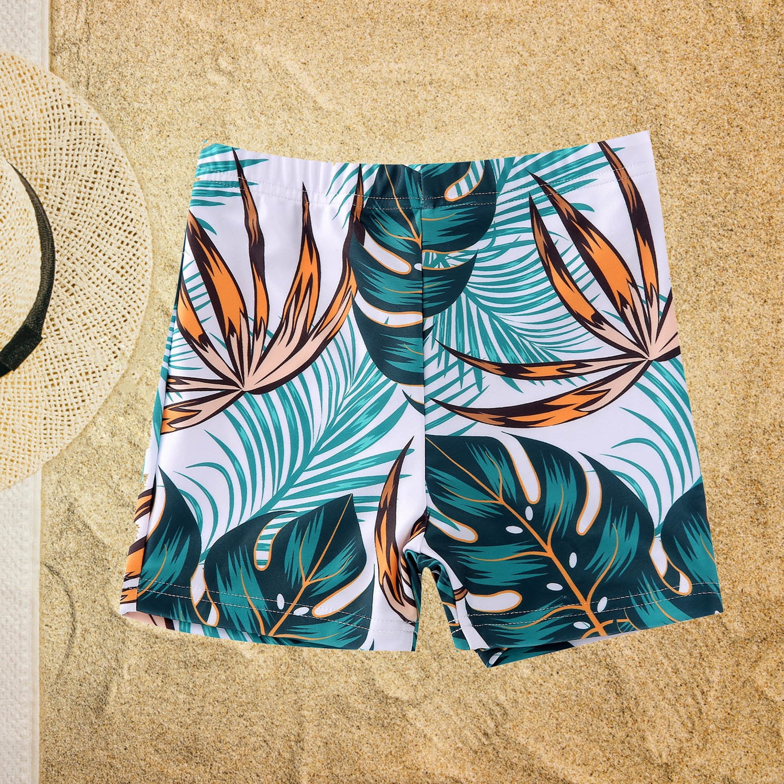 Clearance Under $5 Pitauce Family Matching Swimsuits Hawaiian Tropical ...