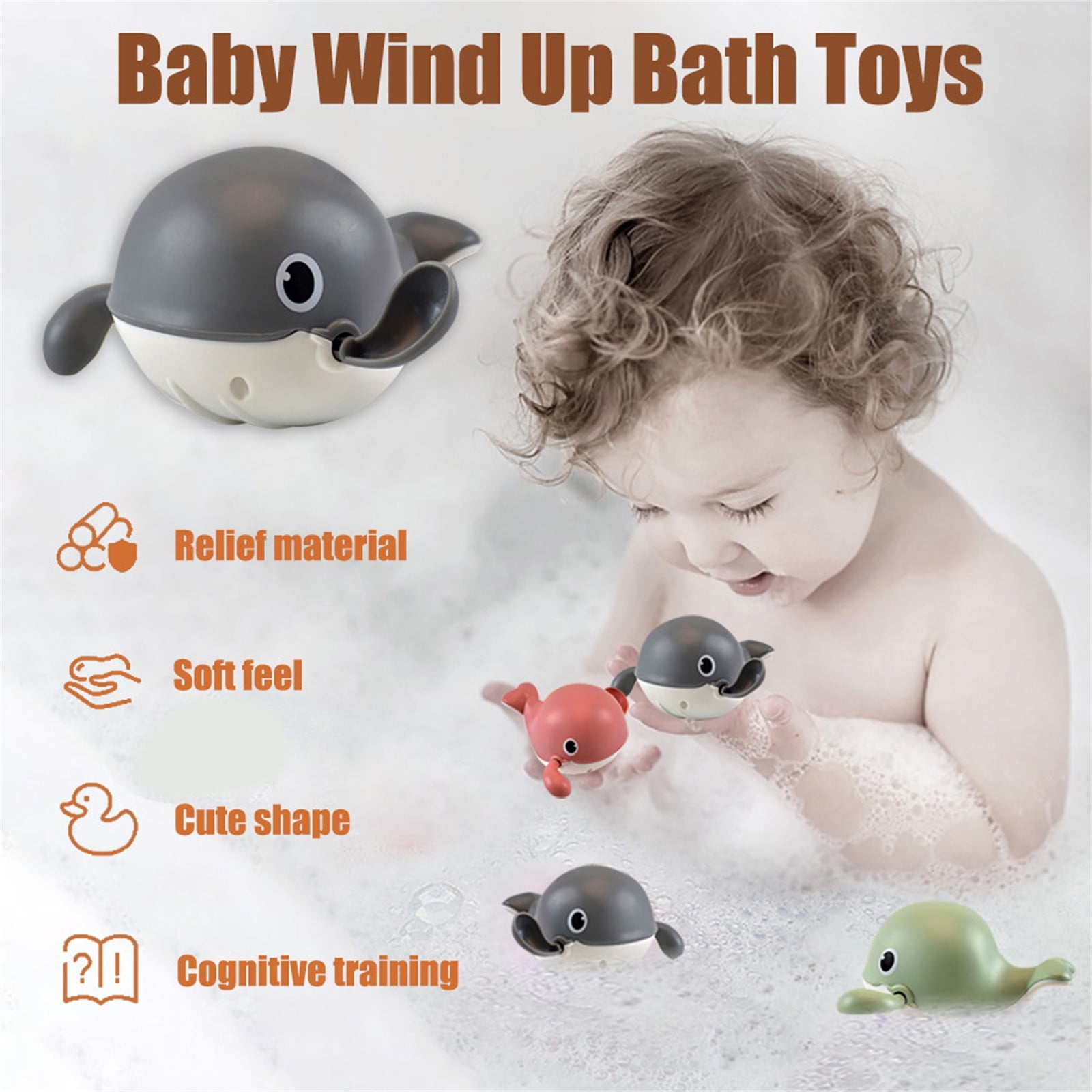 Todays Clearance Deals Prime! Baby Bath Wind-Up Swimming Pool Toy ...