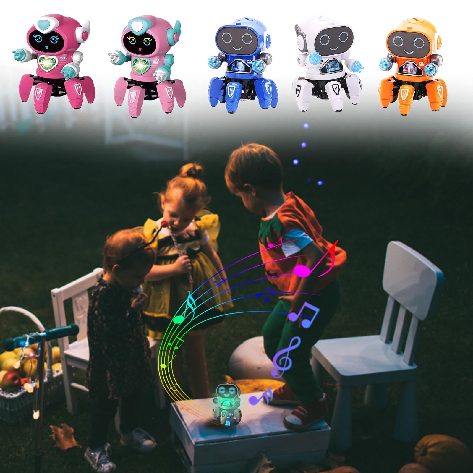 Todays Clearance Deals Prime! Six Claw Dancing Robot Toy – Educational ...
