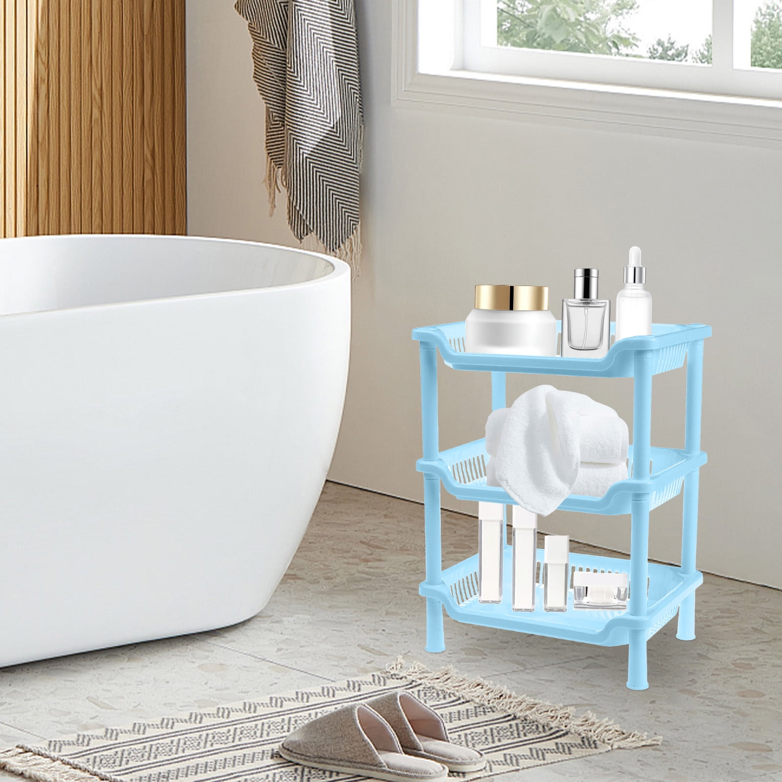 Todays Clearance Deals Prime! Three-Layer Rectangular Plastic Storage ...