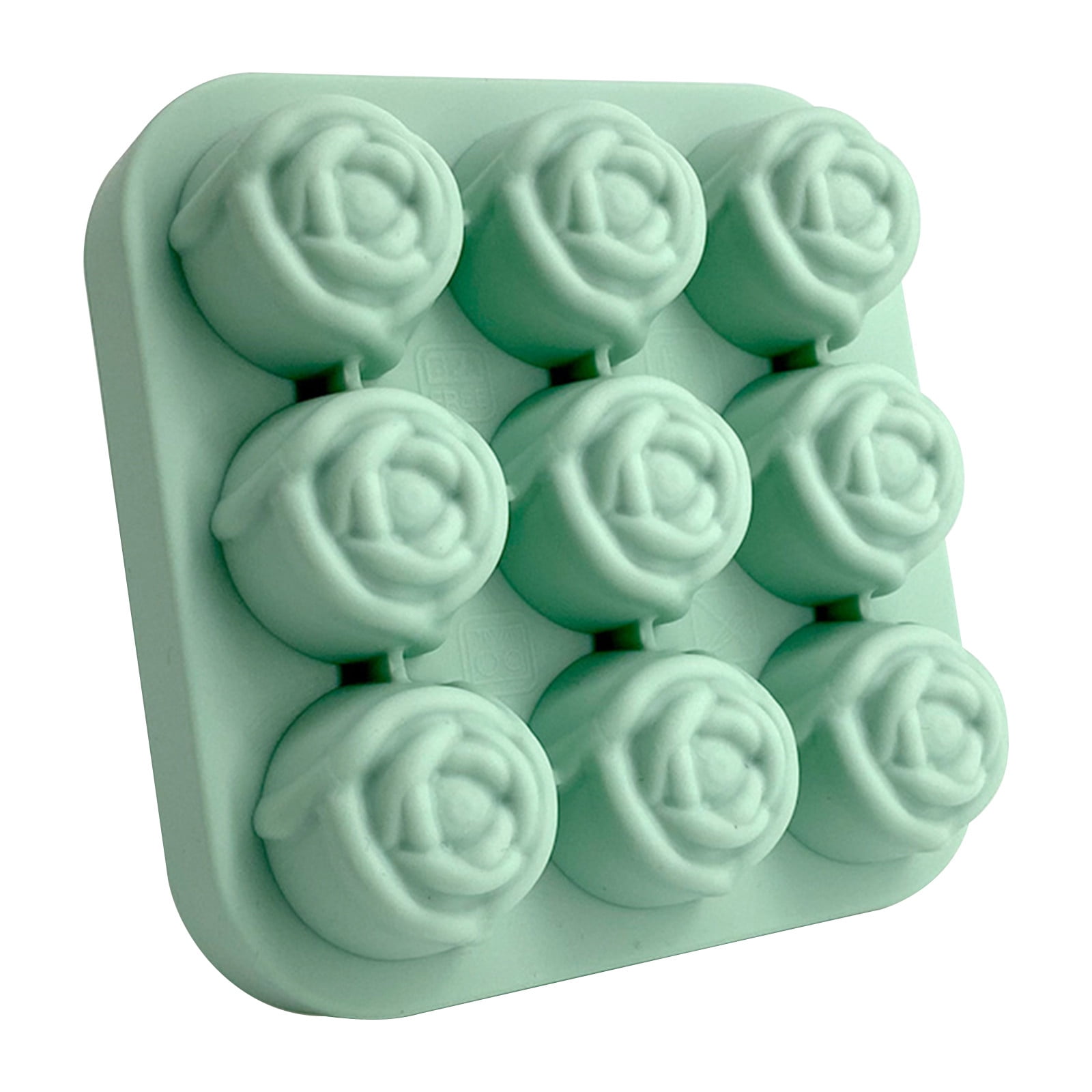 Stackable Ice Cube Tray and Bucket Set for Freezer, Includes 2 Trays ...