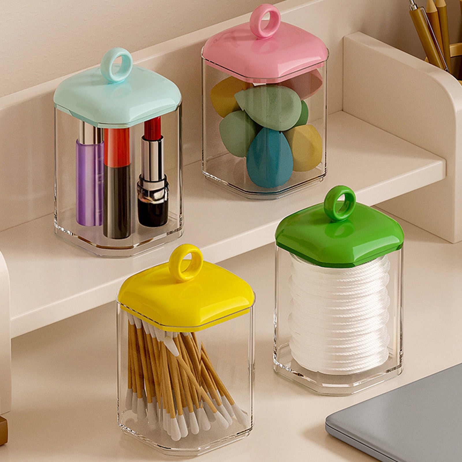 Todays Pick, Acrylic Swab Storage Box, Transparent Ash Proof Case ...