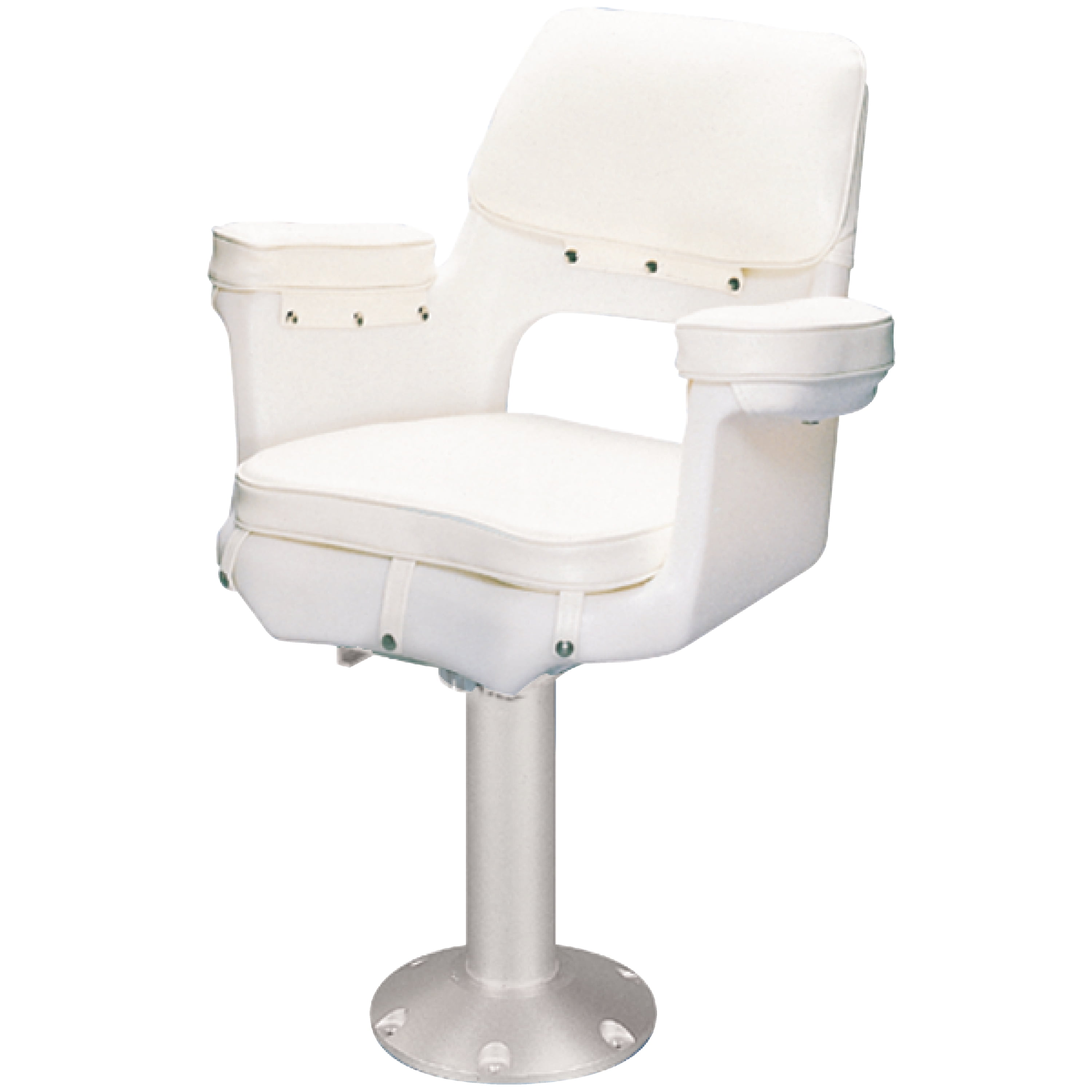 Todd 705015 Cape Cod Model 1000 White Boat Seat Chair Package - Walmart.com