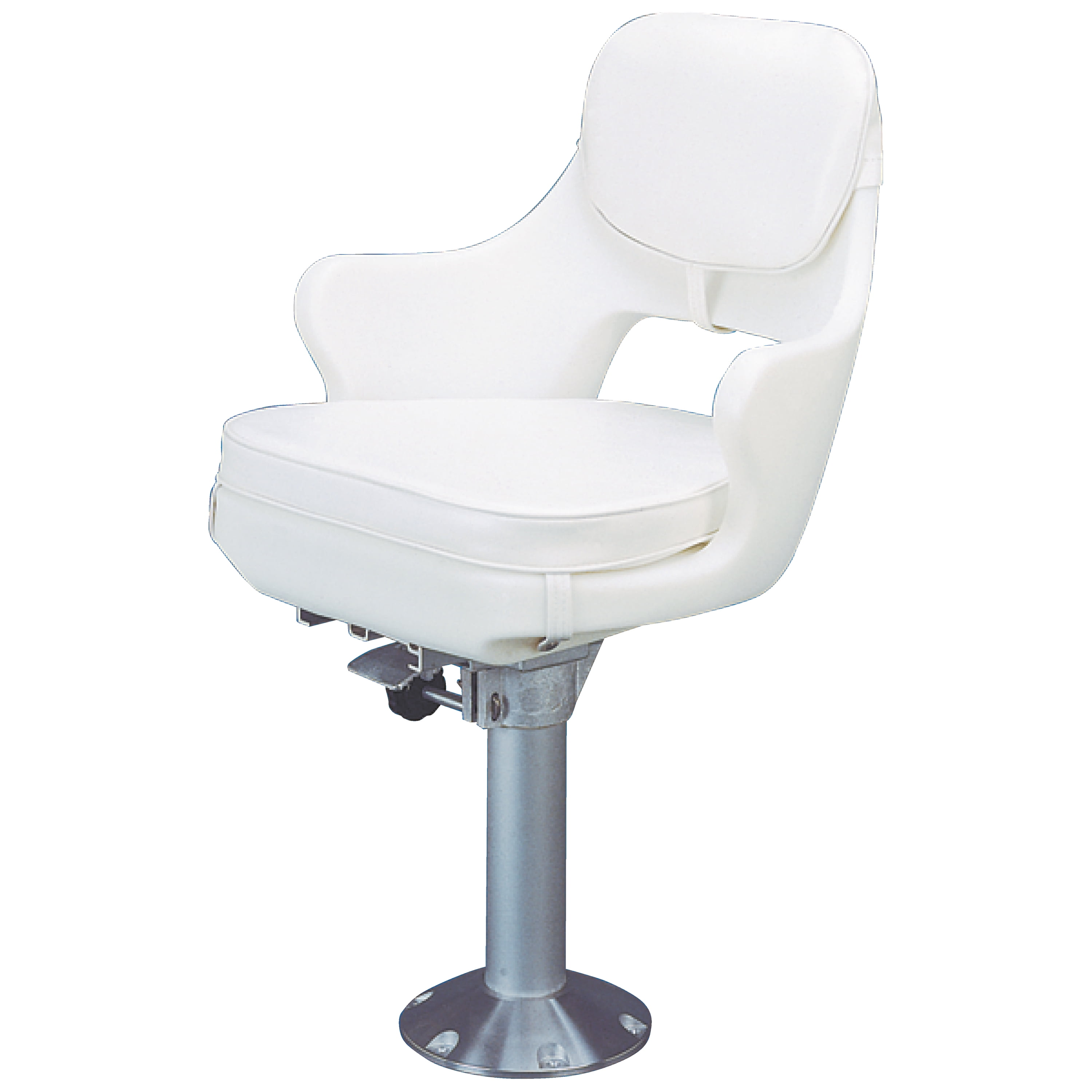 Todd 7550 Chesapeake Model 500 White Boat Seat Chair Package - Walmart.com