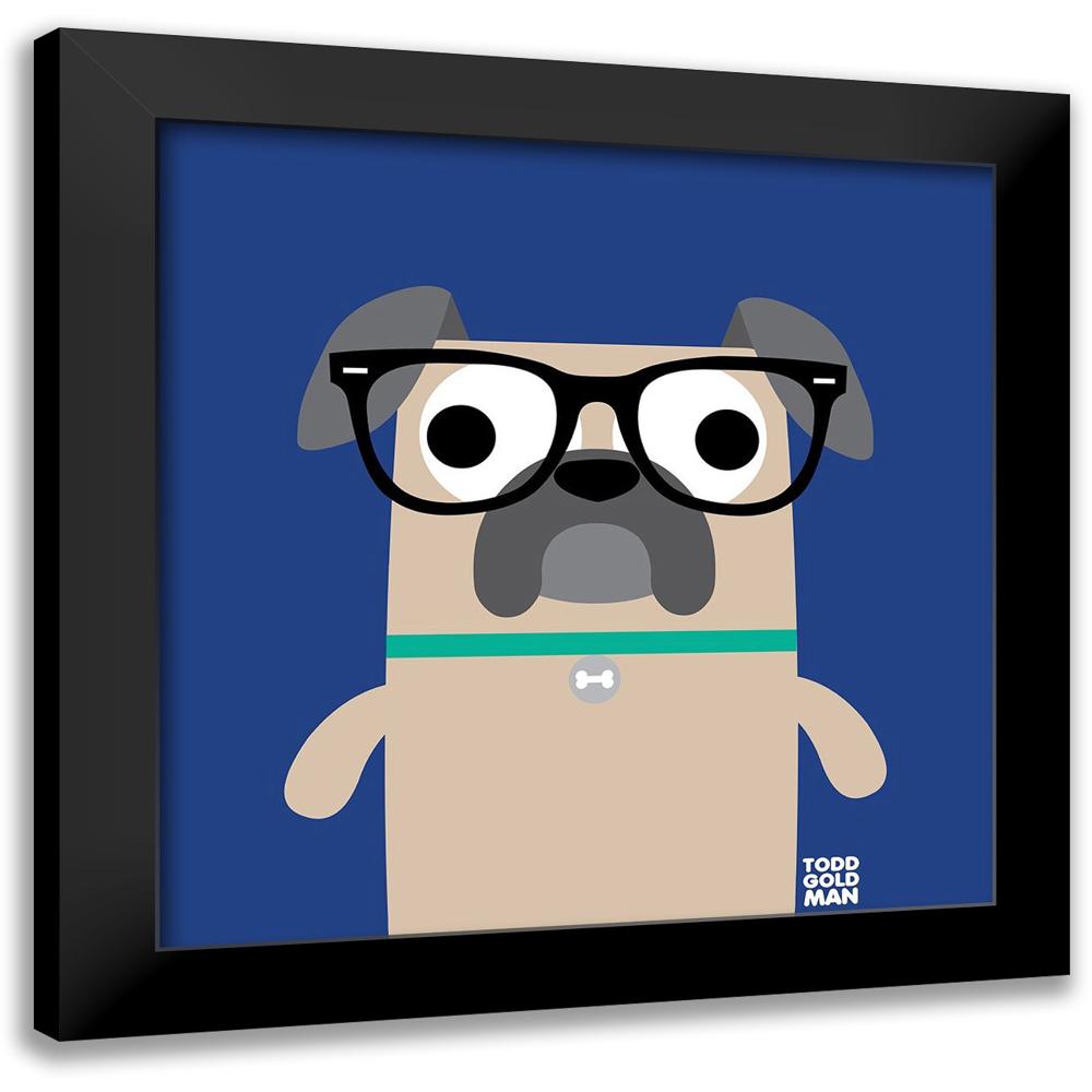 Todd Art 15x15 Black Modern Framed Museum Art Print Titled - Bow Wow ...