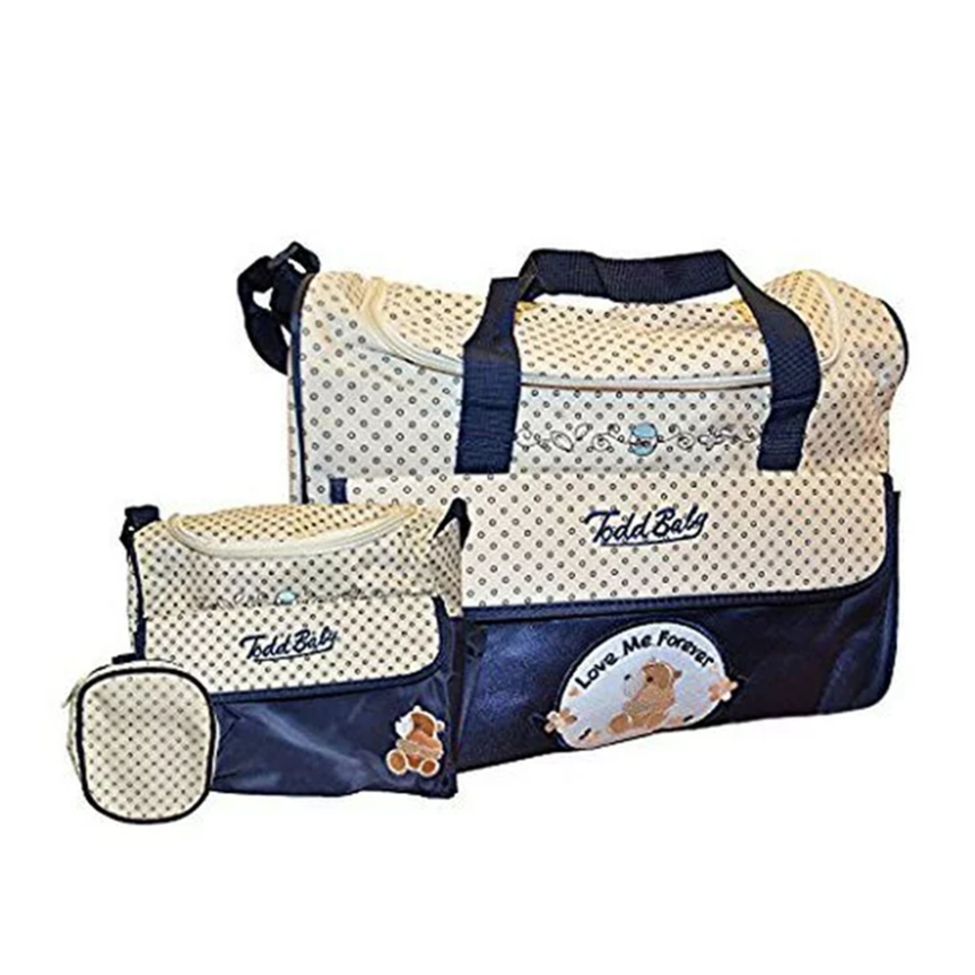 Todd Baby 4pc Food Bag Holder Set Diaper Nappy Changing Stylish Strap ...