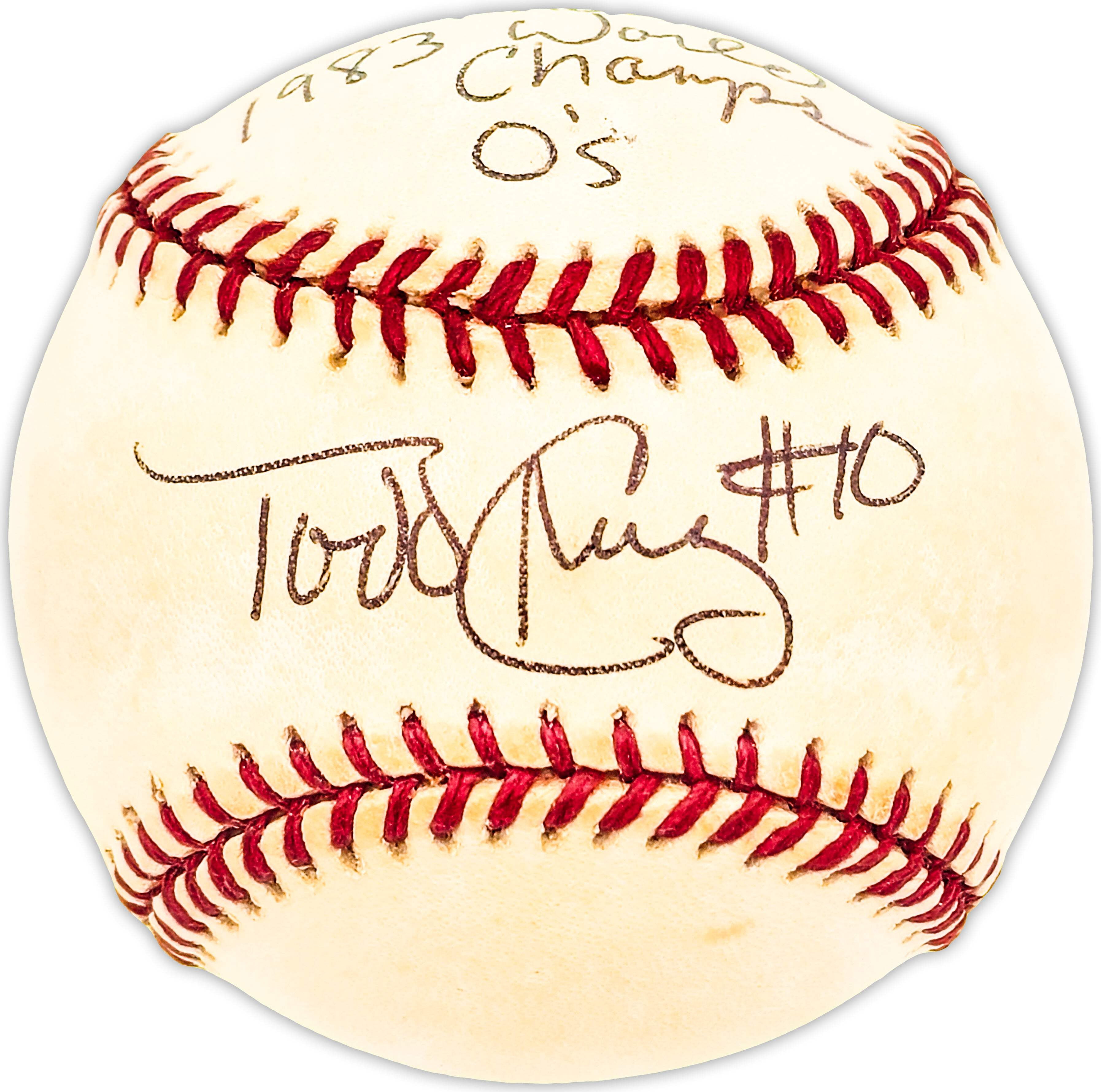 Todd Cruz Autographed Official AL Baseball Baltimore Orioles ...