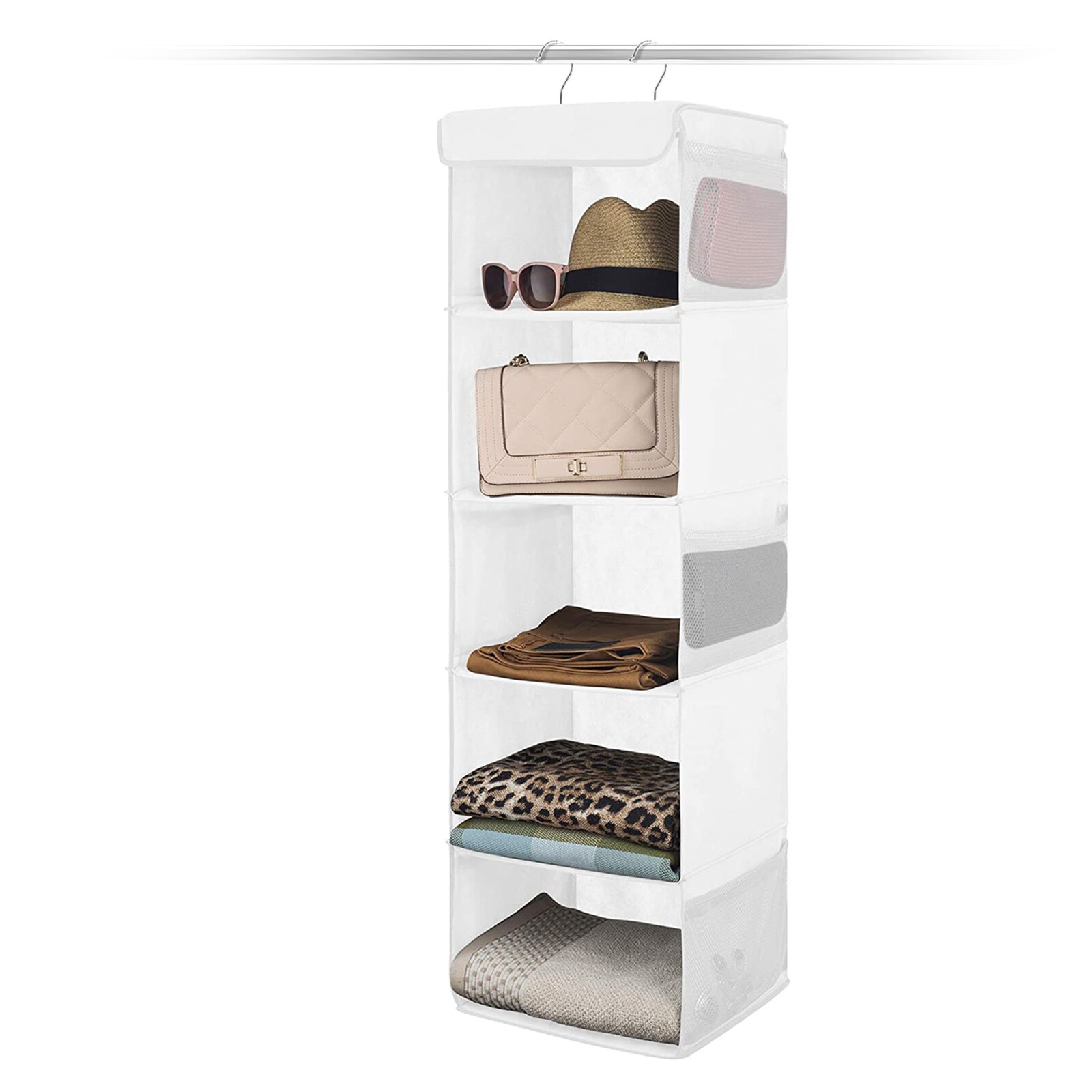 Todd Moth Proof Fabric Hanging Organizer - Walmart.com