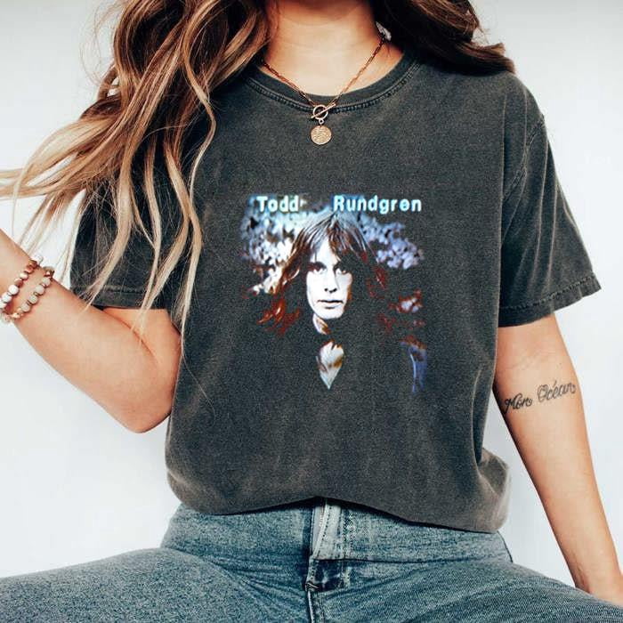 Todd Rundgren Music Legend Rock Fan Cotton Style Comfort Color T-Shirt ...