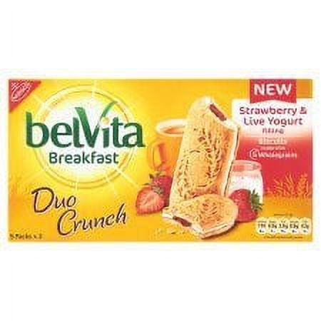 Belvita Breakfast Duo Crunch MMF7 Strawberry & Live Yogurt Biscuits ...