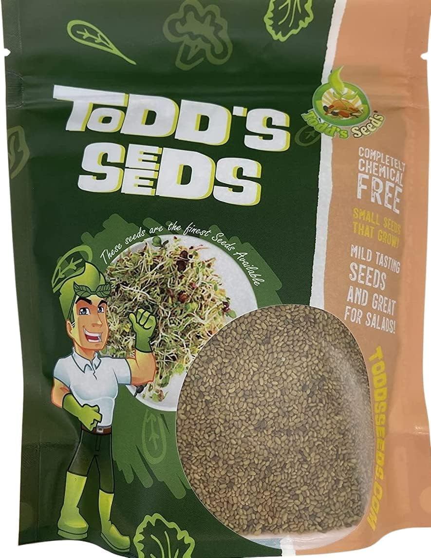 Todd’s Seeds - TWE5 Alfalfa Sprouting Seeds - Easy to Grow Bulk Alfalfa ...