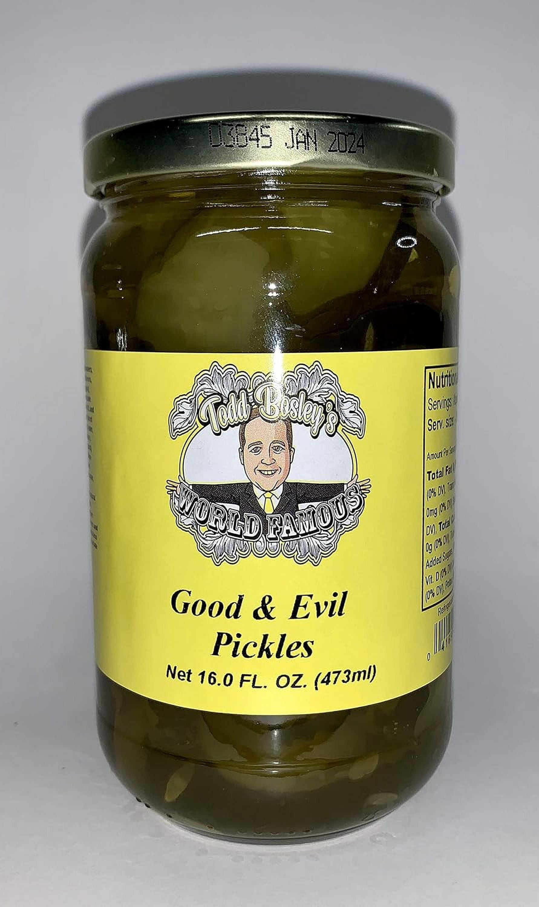 Todd 's World Famous Good & Evil Pickles - Walmart.com