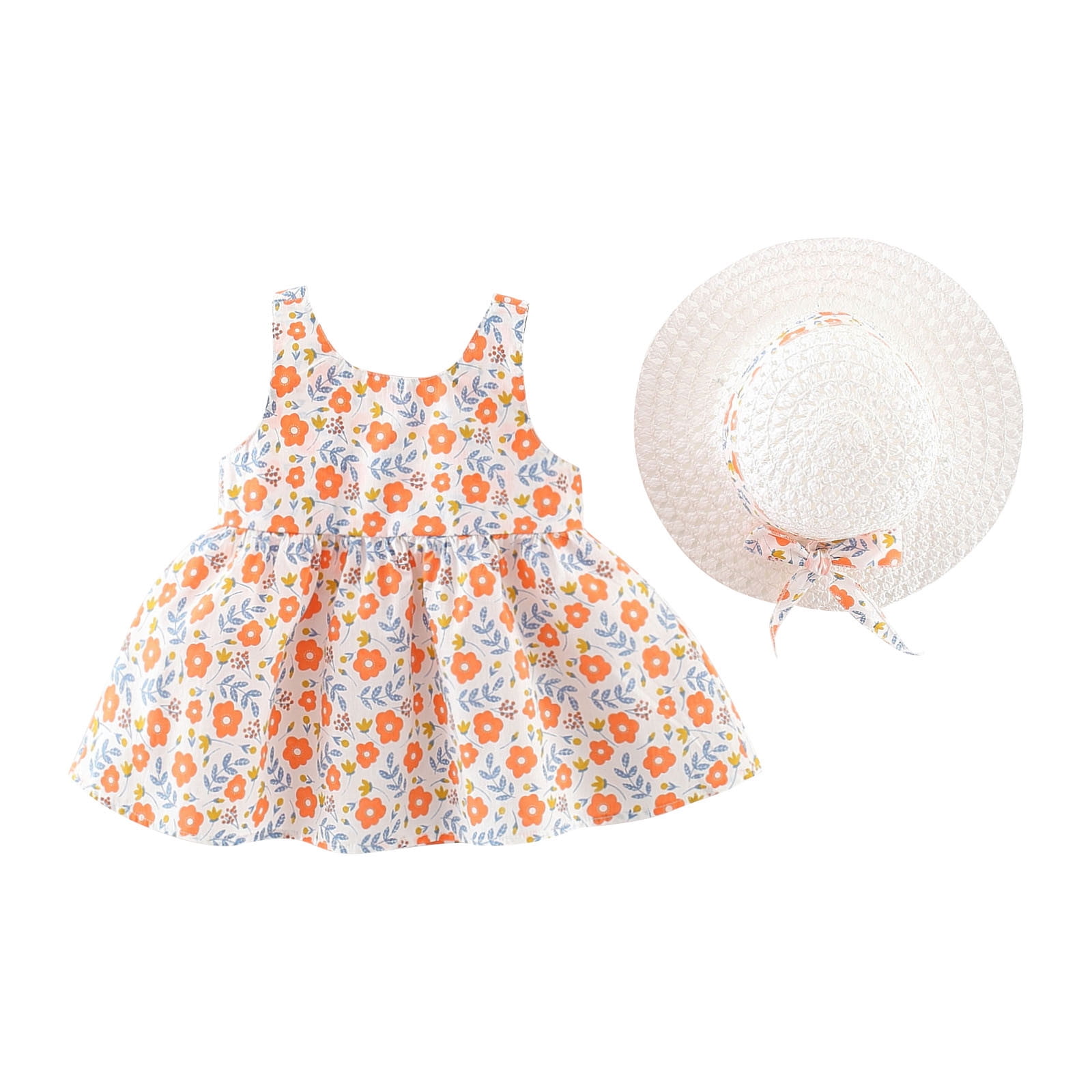 Toddle Girl Cotton Dress, Kids Summer Sleeveless Cute Bow Dress ...