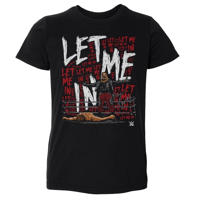 Toddler 500 Level Black Bray Wyatt Let Me In Repeat T-Shirt - Walmart.com
