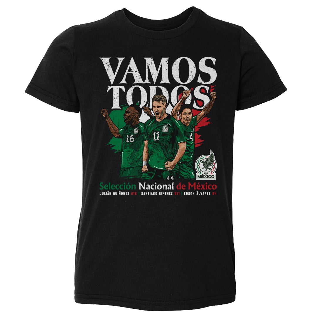 Toddler 500 Level Black Mexico National Team Vamos Todos Juli-n Qui-ones, Santiago Gim-nez ...