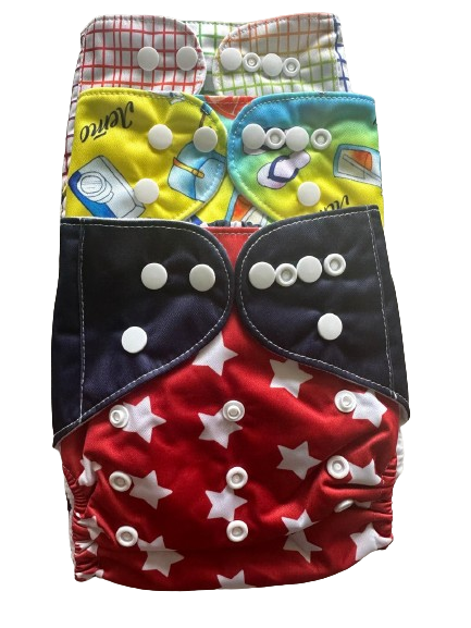 Toddler Adjustable Hybrid Cloth Diaper, multicolor, 6pk of diapers and ...