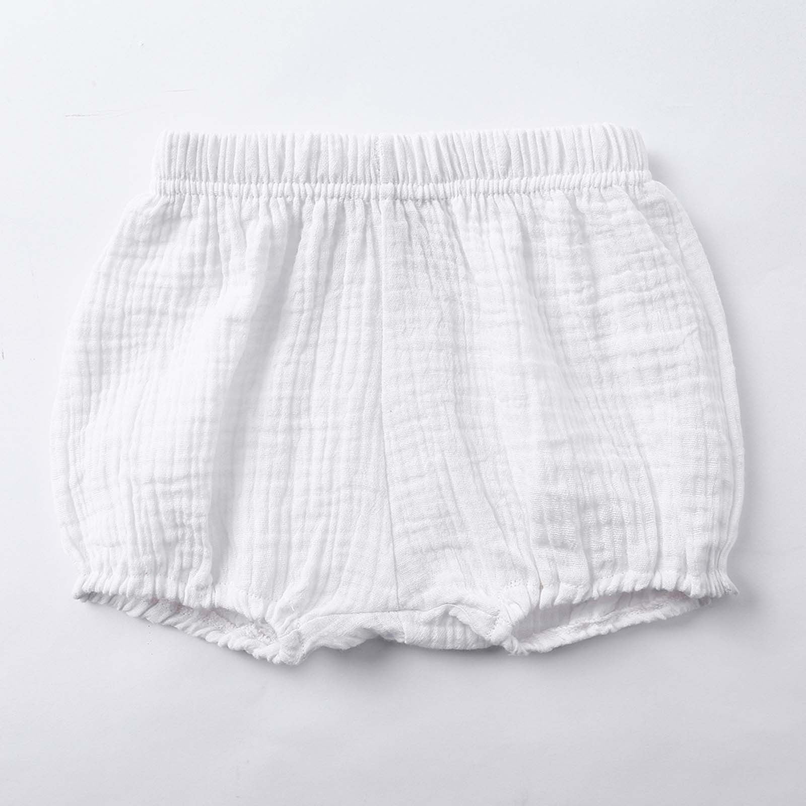 Toddler Baby Bloomer Solid Color Elastici Waist Shorts Comfort Casual ...