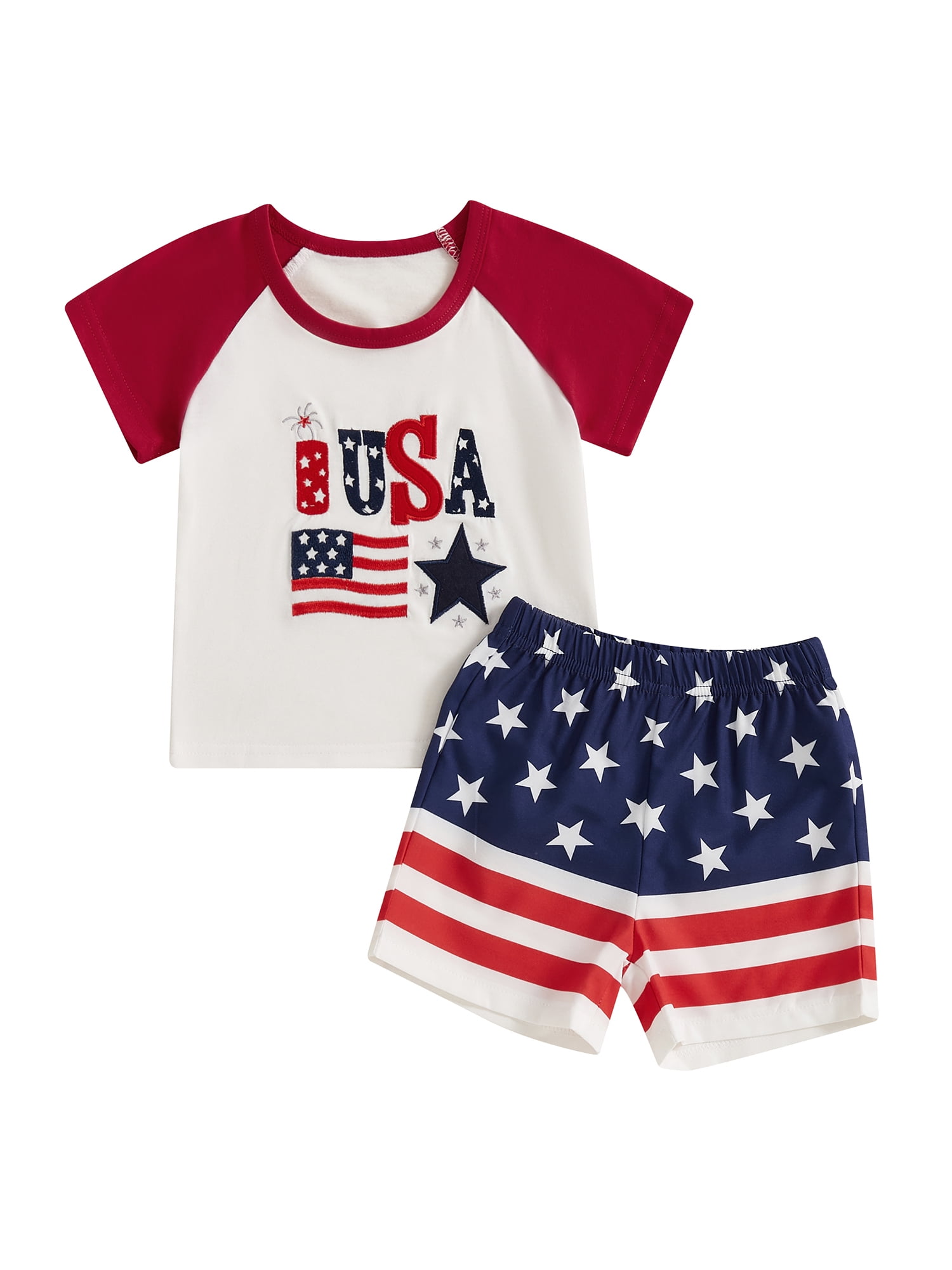 Toddler Baby Boy 4th of July Outfit 6 12 18 24 Months 2T 3T 4T Flag ...