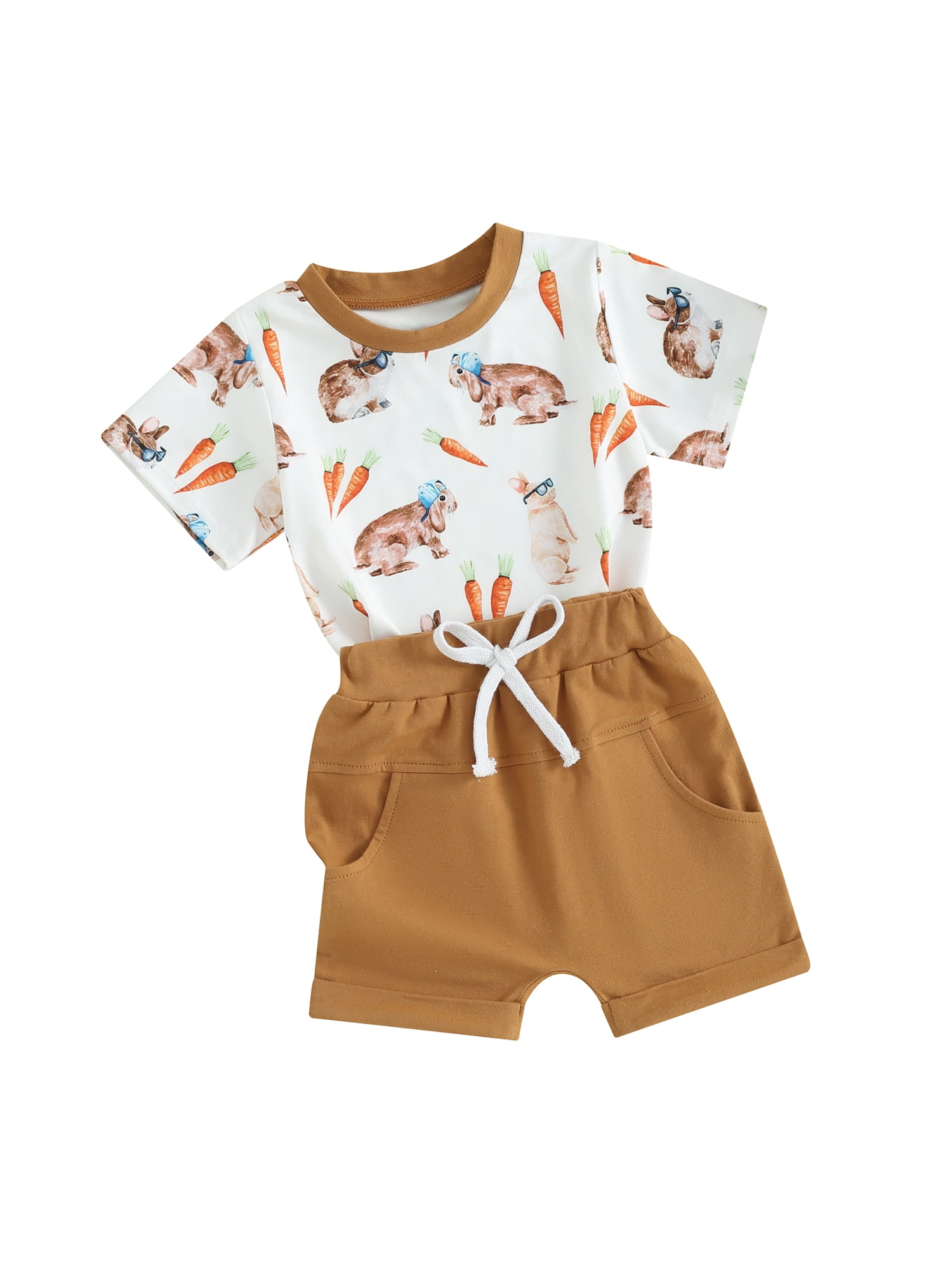 Toddler Baby Boy Easter Shorts Outfit 3 6 12 18 24 Months 2T 3T Bunny ...