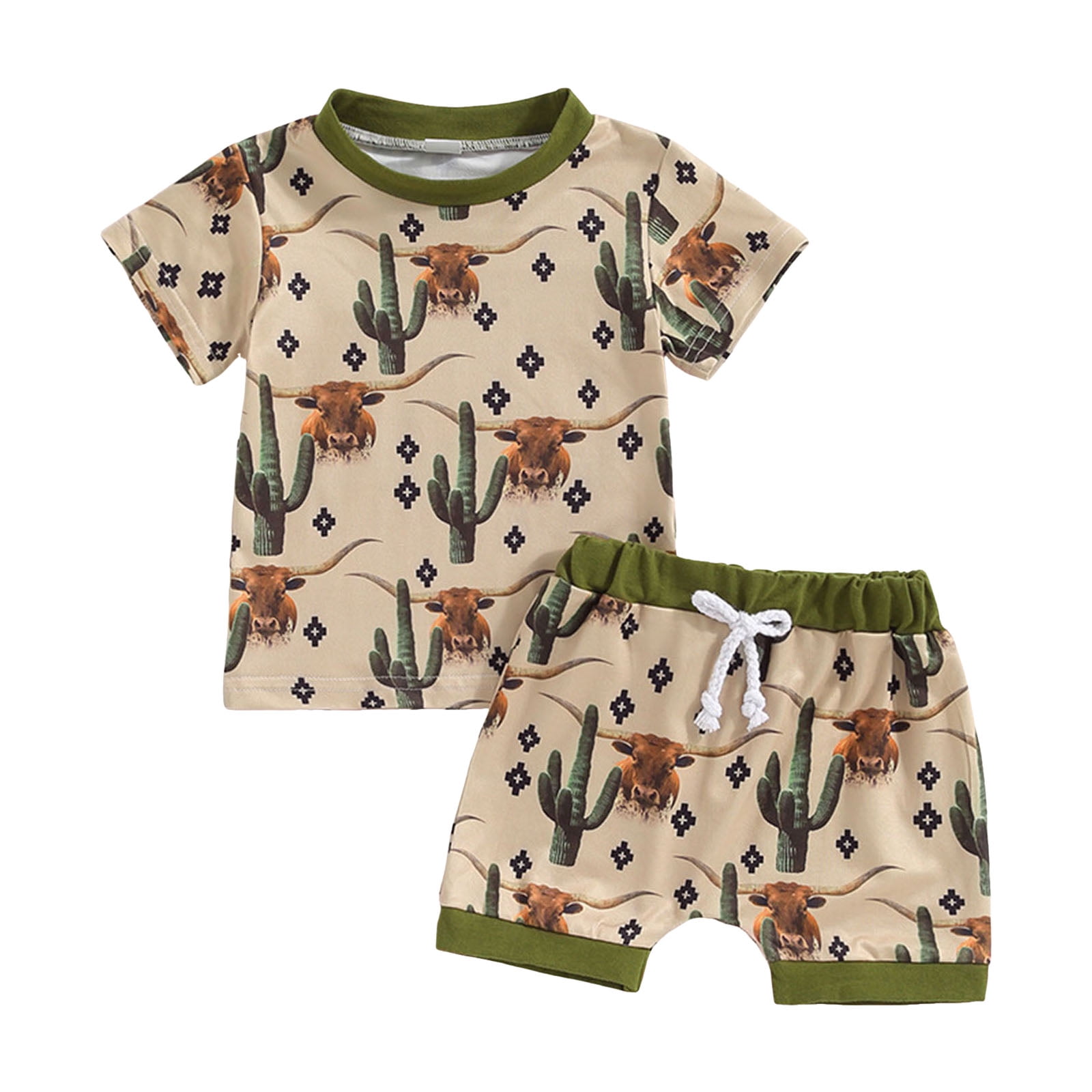Toddler Baby Boy Farm Clothes Western Farm Chicken Animals/Tractor ...