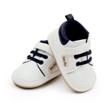 Unisex Baby Boys Girls Sneaker Soft Anti-Slip Sole Newborn Infant First Walkers Canvas Denim ...