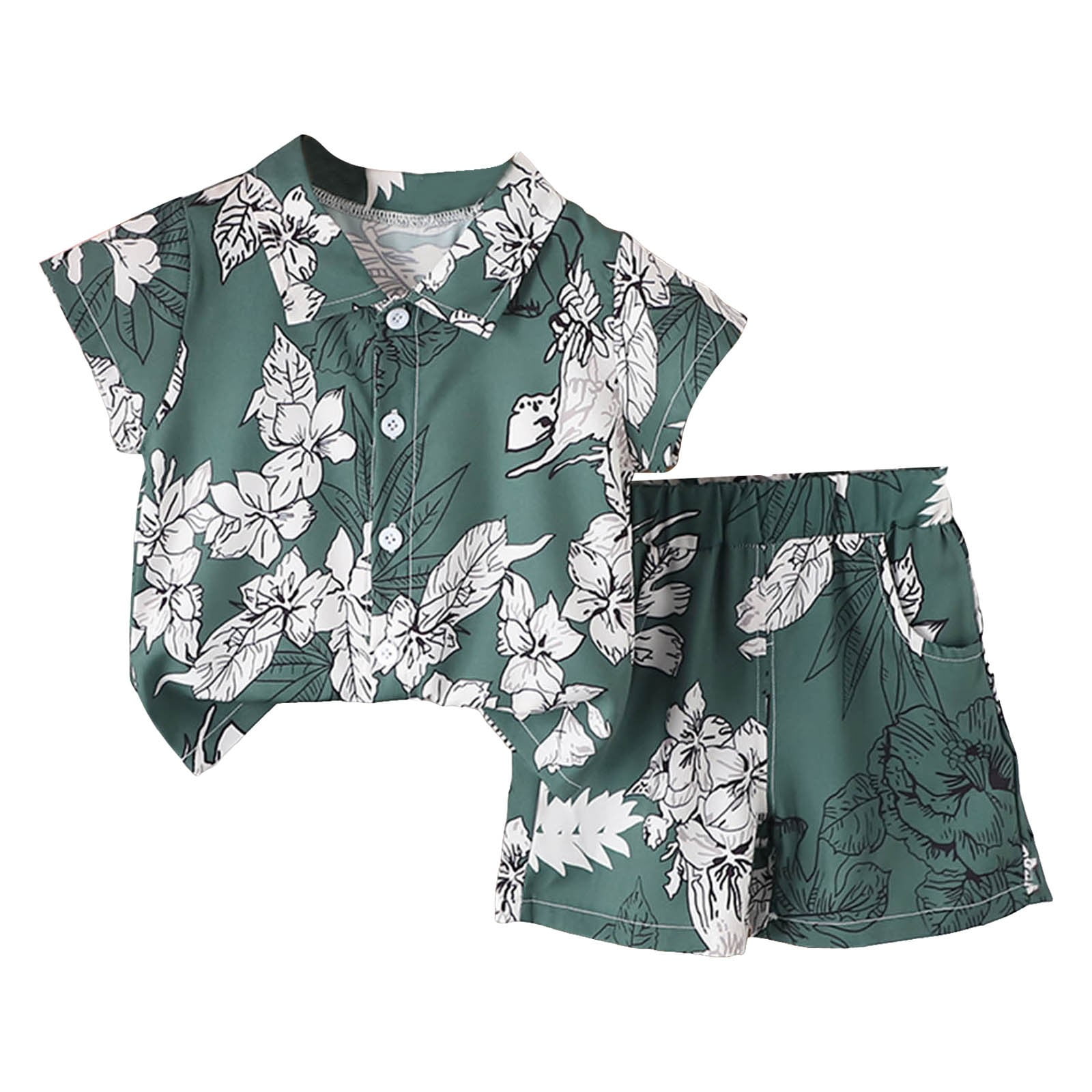 Toddler Baby Boy Summer Clothes Set 6 12 18 24 Months 2T 3T 4T Tractor ...
