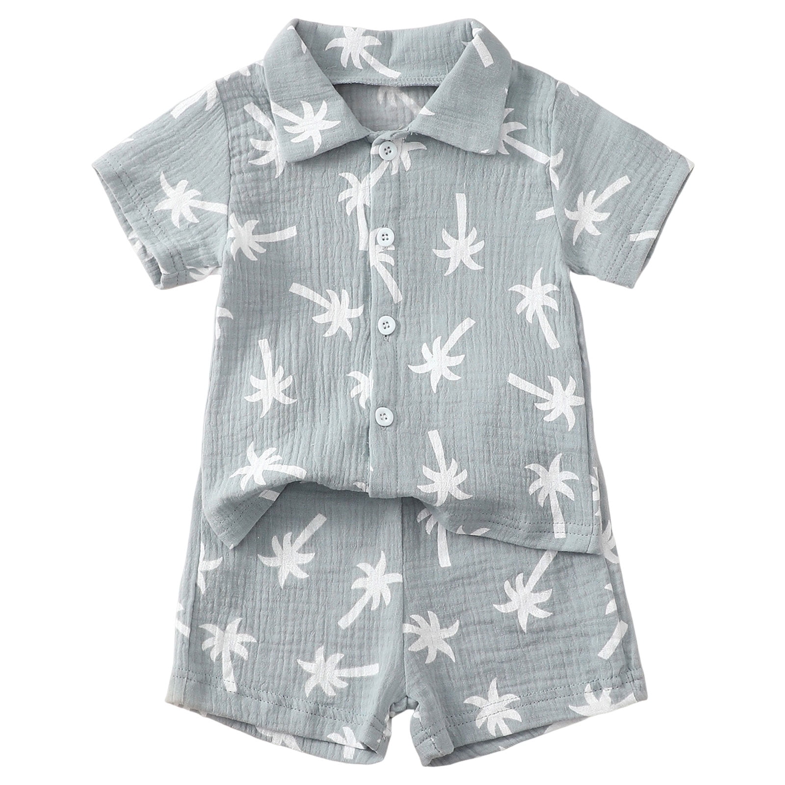 Toddler Baby Boy Summer Clothes Set 6 12 18 24 Months 2T 3T 4T Tractor ...