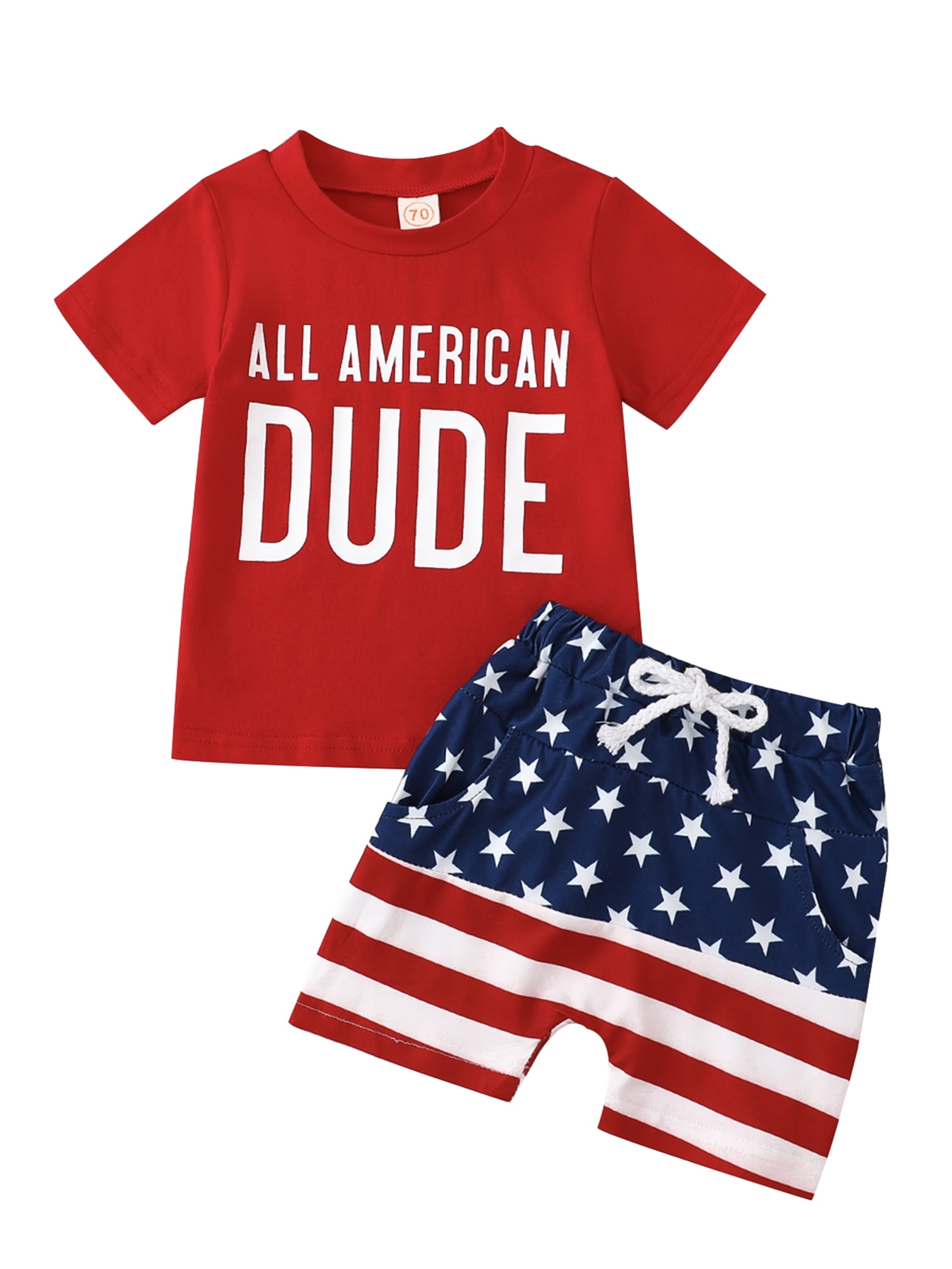 Toddler Baby Boys 4th of July Outfits, 6 12 18 24 Months 2T 3T Short ...
