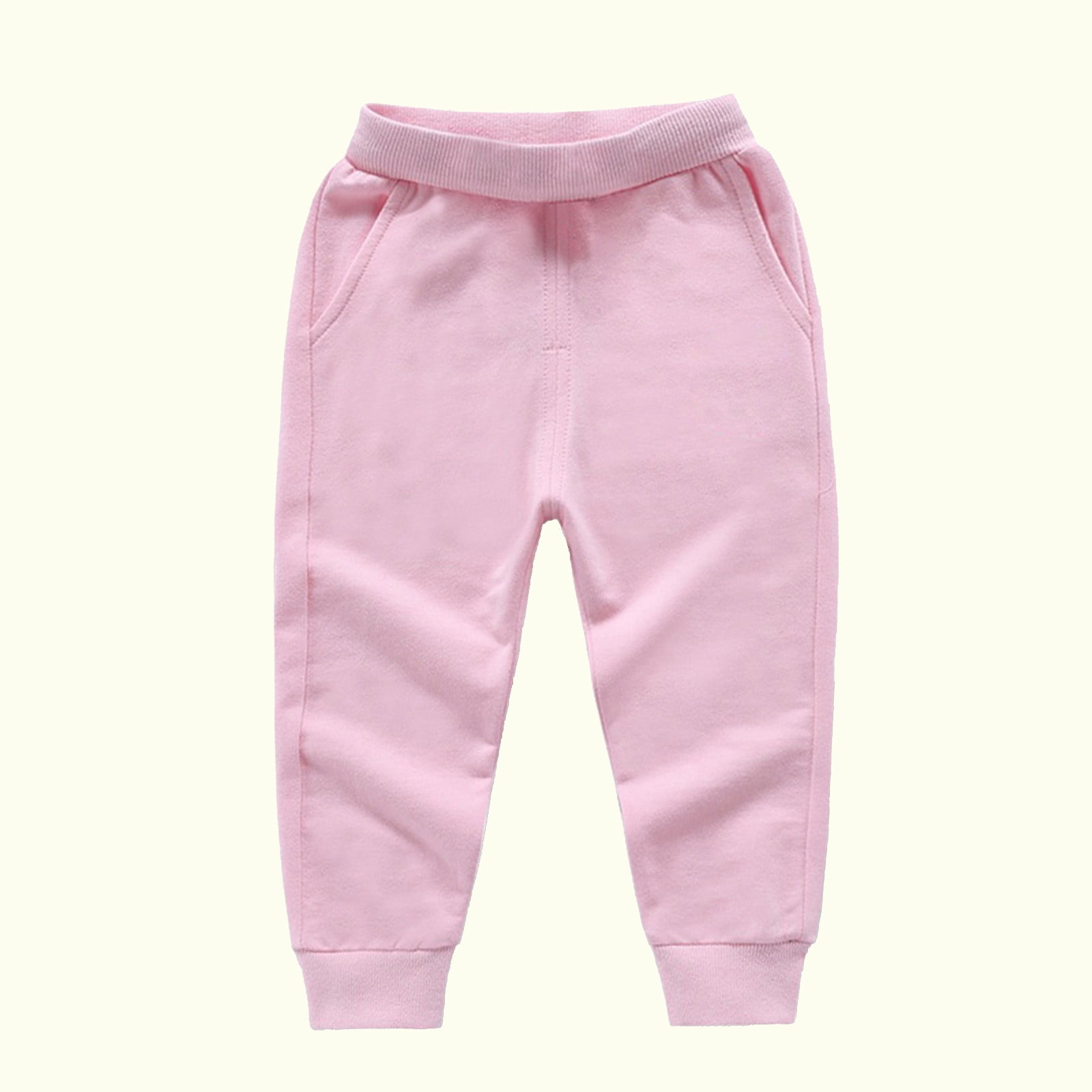 Toddler Baby Boys Girls Sweatpants Kids Sport Jogger Casual Candy Color ...