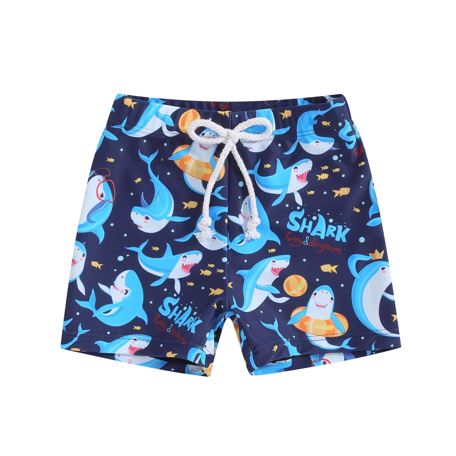 Toddler Baby Boys Swim Trunks Infant Shark Swim Shorts Little Boys ...