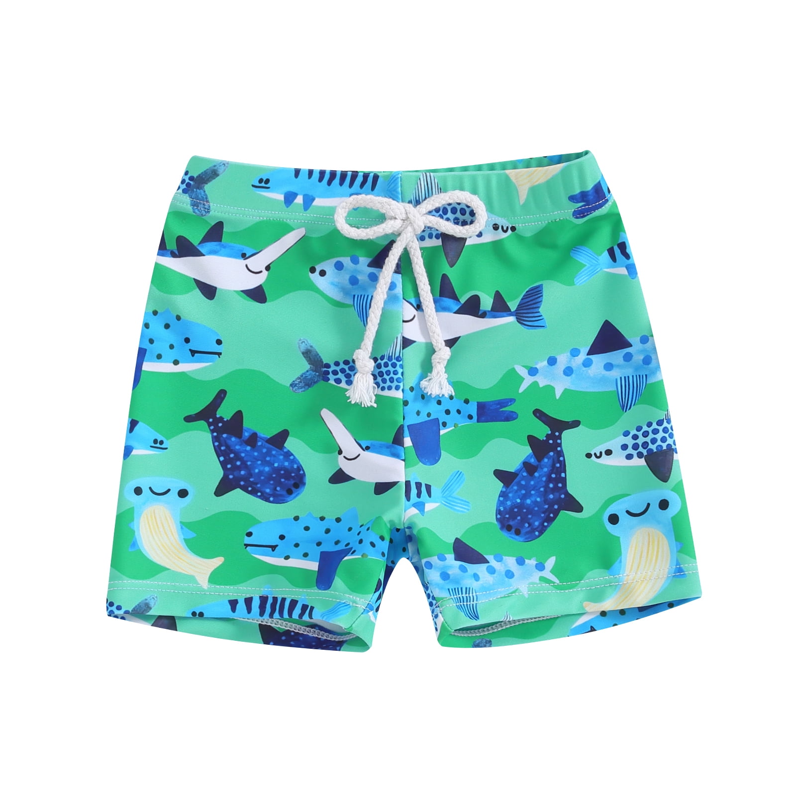 Toddler Baby Boys Swim Trunks Infant Shark Swim Shorts Little Boys ...