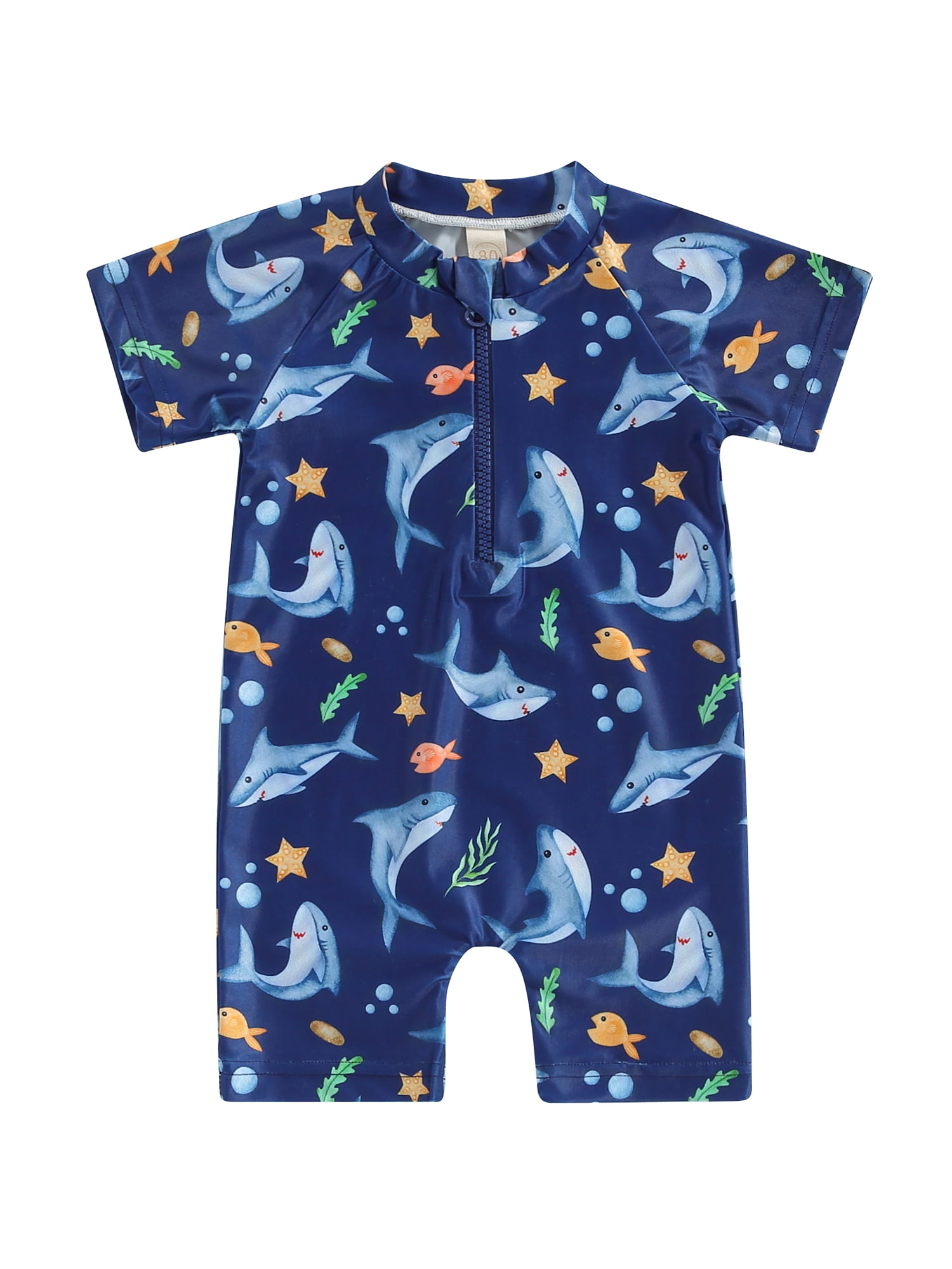 Toddler Baby Boys Swimwear Rash Guard Sun Protection Long Sleeve ...