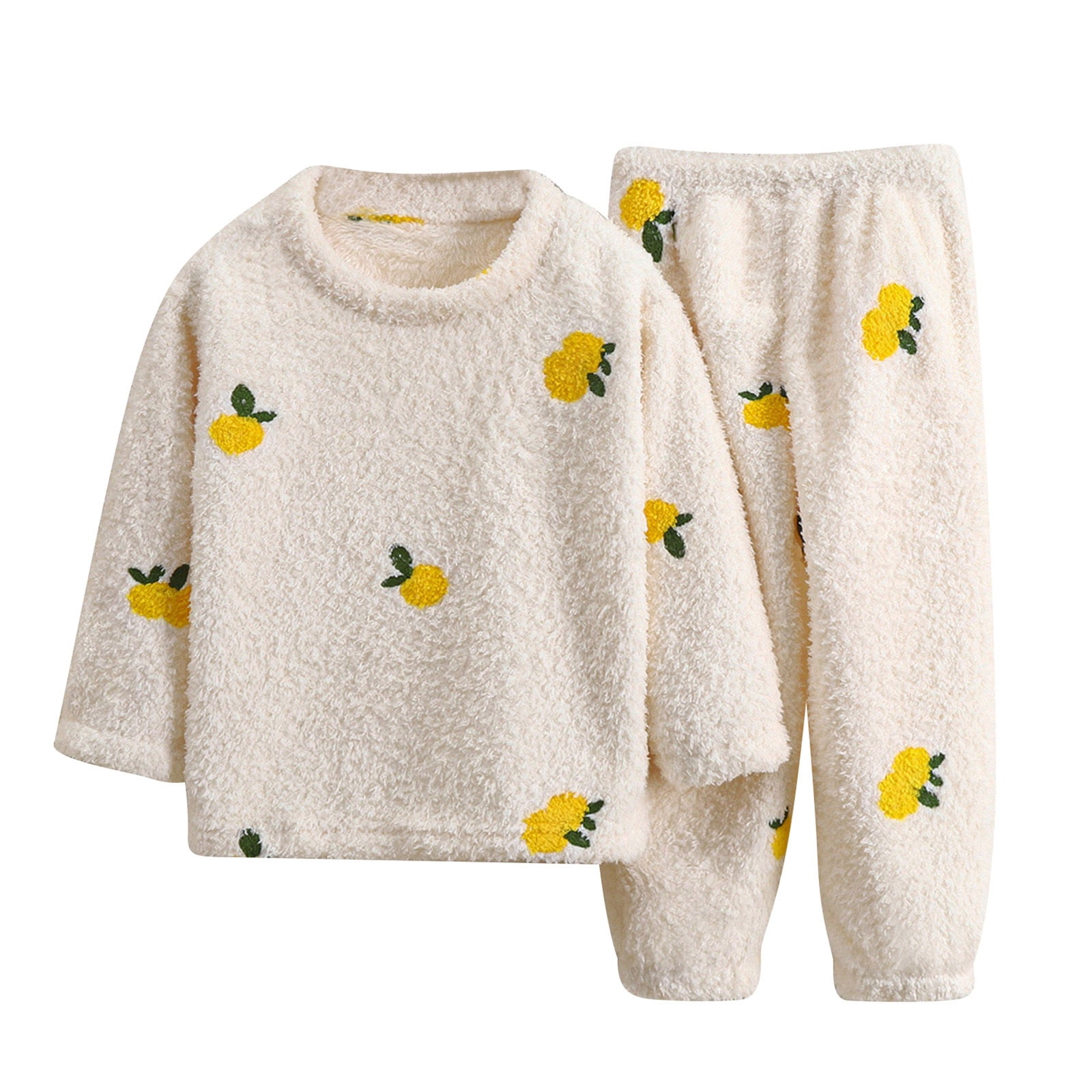 Toddler Baby Girl Sets 2 Piece Outfits Toddler Baby Kids Winter Boys Girls Solid Color Cute ...