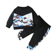 Newborn Girl's Camo Outfit - Long Sleeve Romper, Pants, Headband, 3PCS, Army Green, 0-3 Months ...