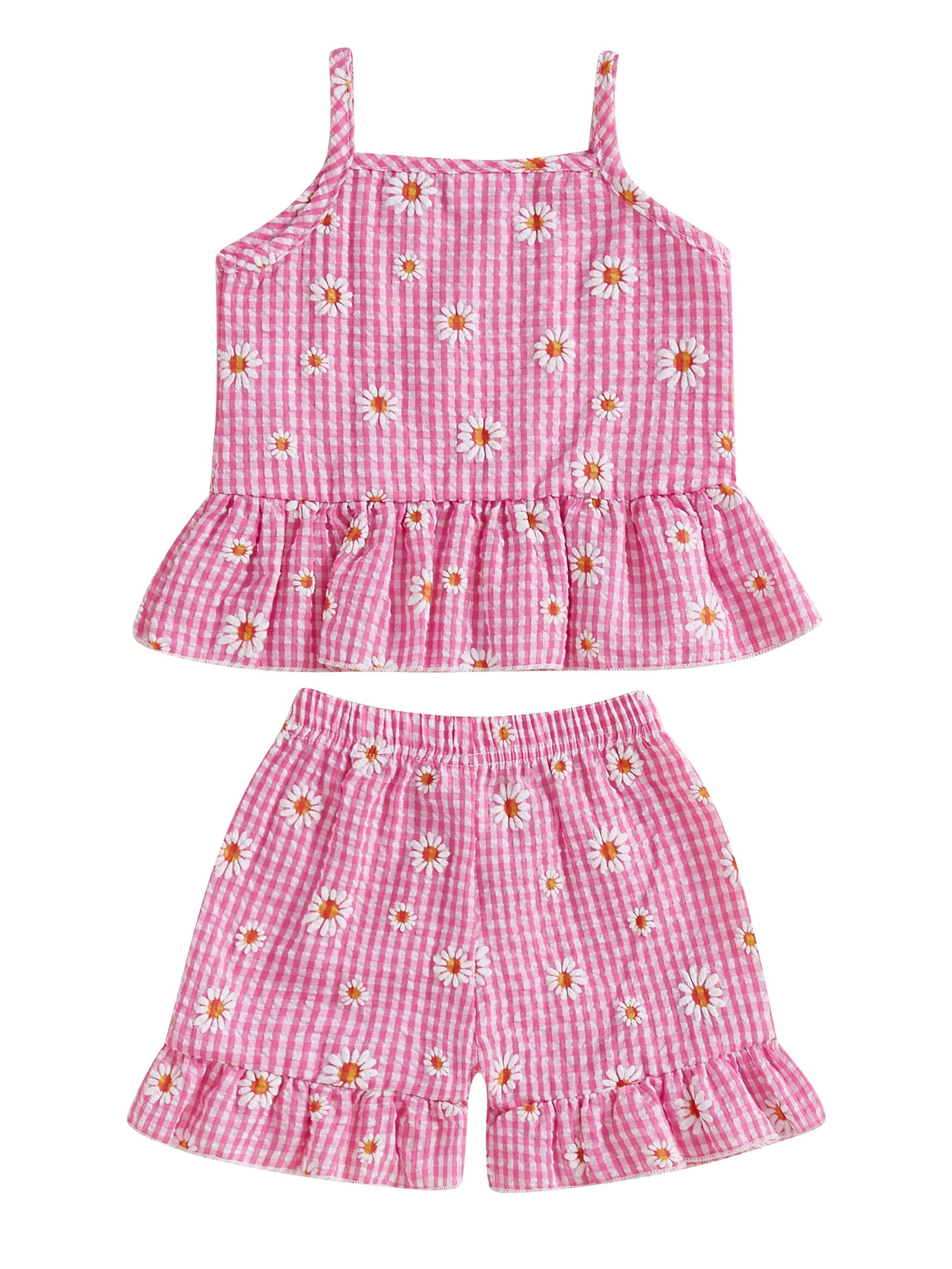 Toddler Baby Girl Summer Clothes Set 6 12 18 24 Months 2T 3T 4T Daisy ...