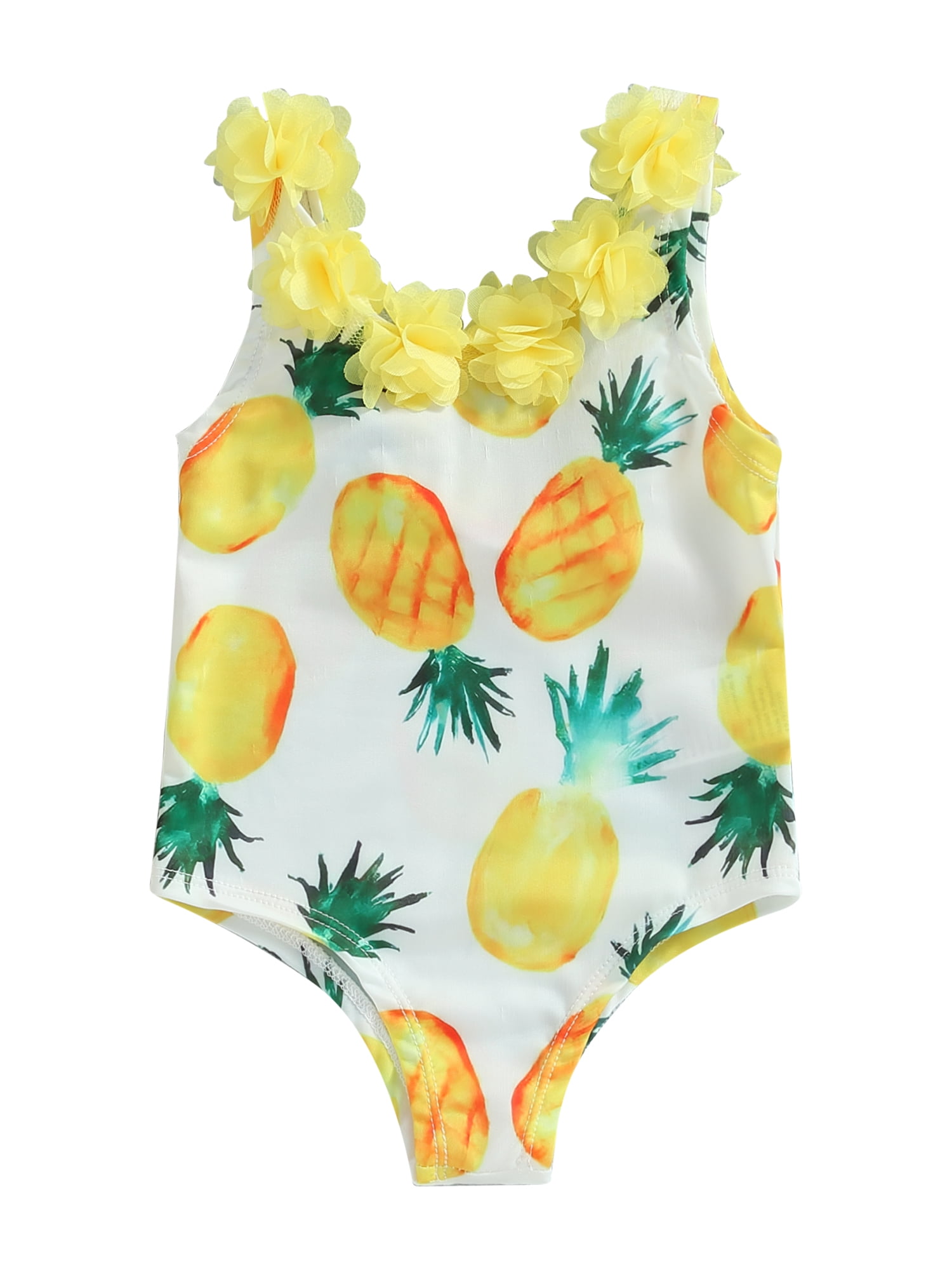 Toddler Baby Girl Swimsuit Ruffled Bikini Tankini Swimsuit Infant ...